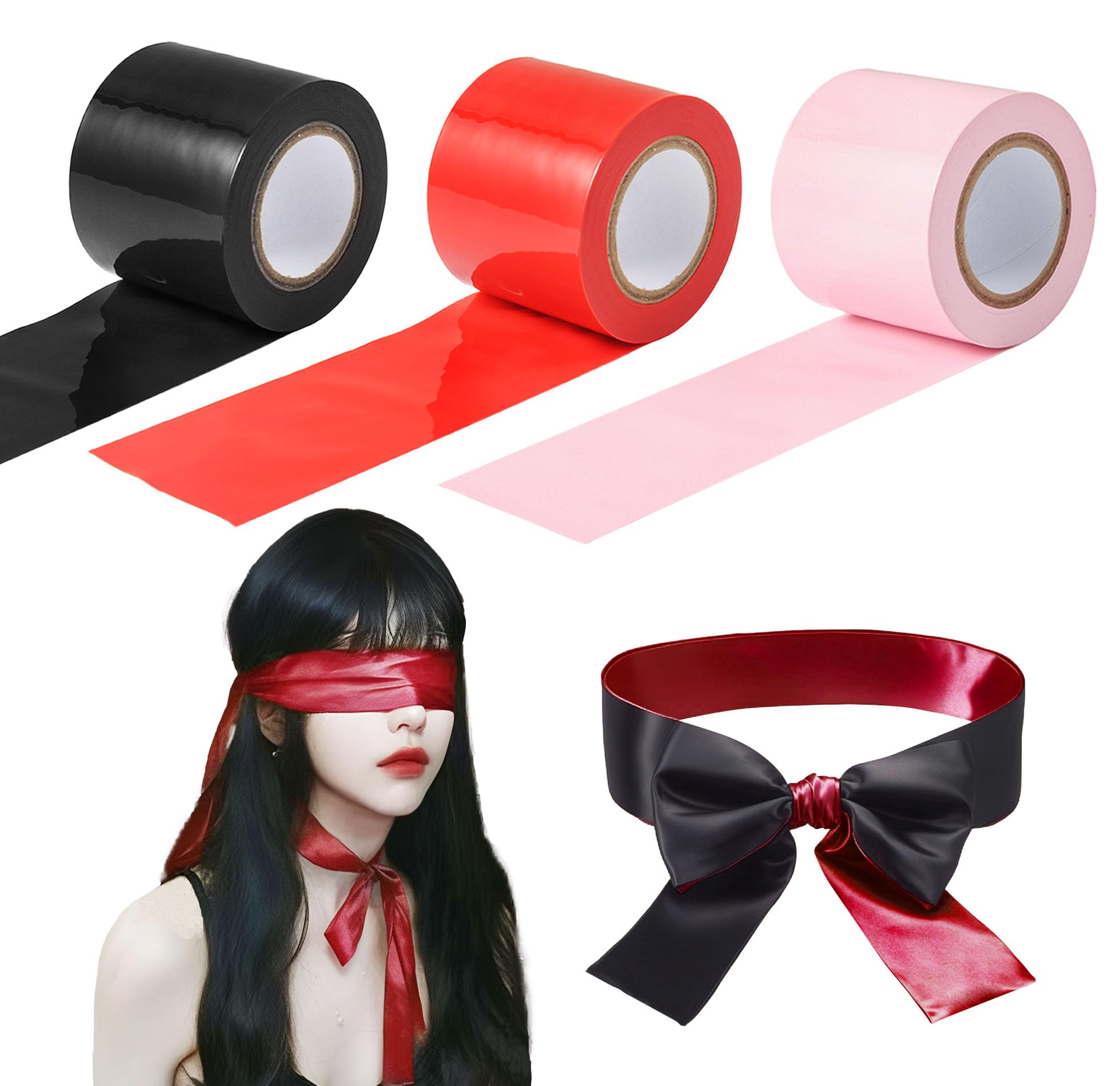 Amazon.com: BDSM Bondage Restraints Tape Set, 3 Rolls Sexual Restraint ...