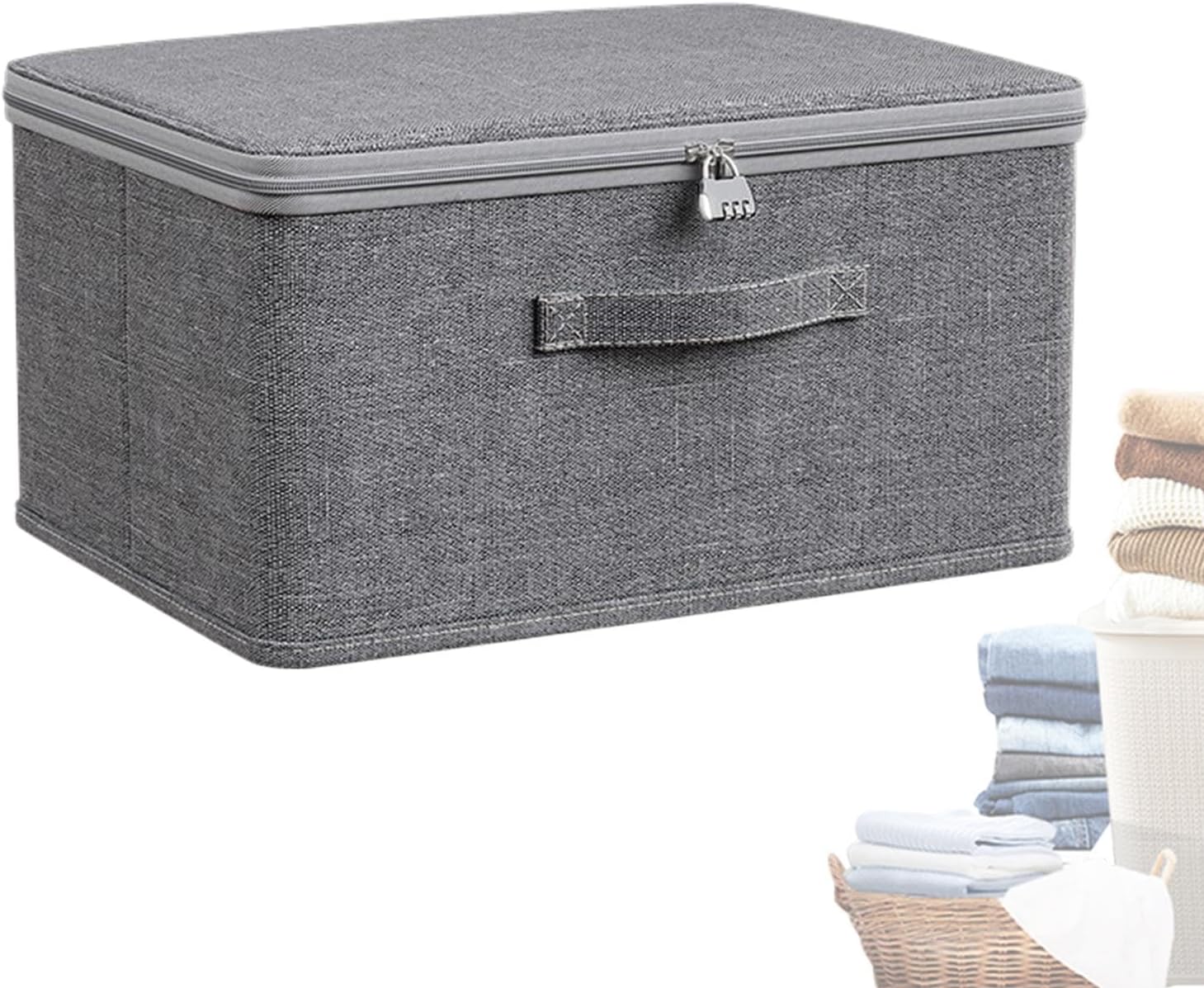 Amazon.co.jp: Locking Storage Bin, Large Lockable Storage Box - Plant ...