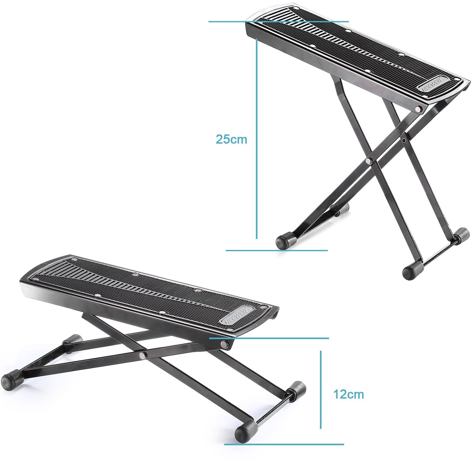 Snapklik.com : Neewer Extra Sturdy Guitar Foot Rest Made Of Solid Iron ...