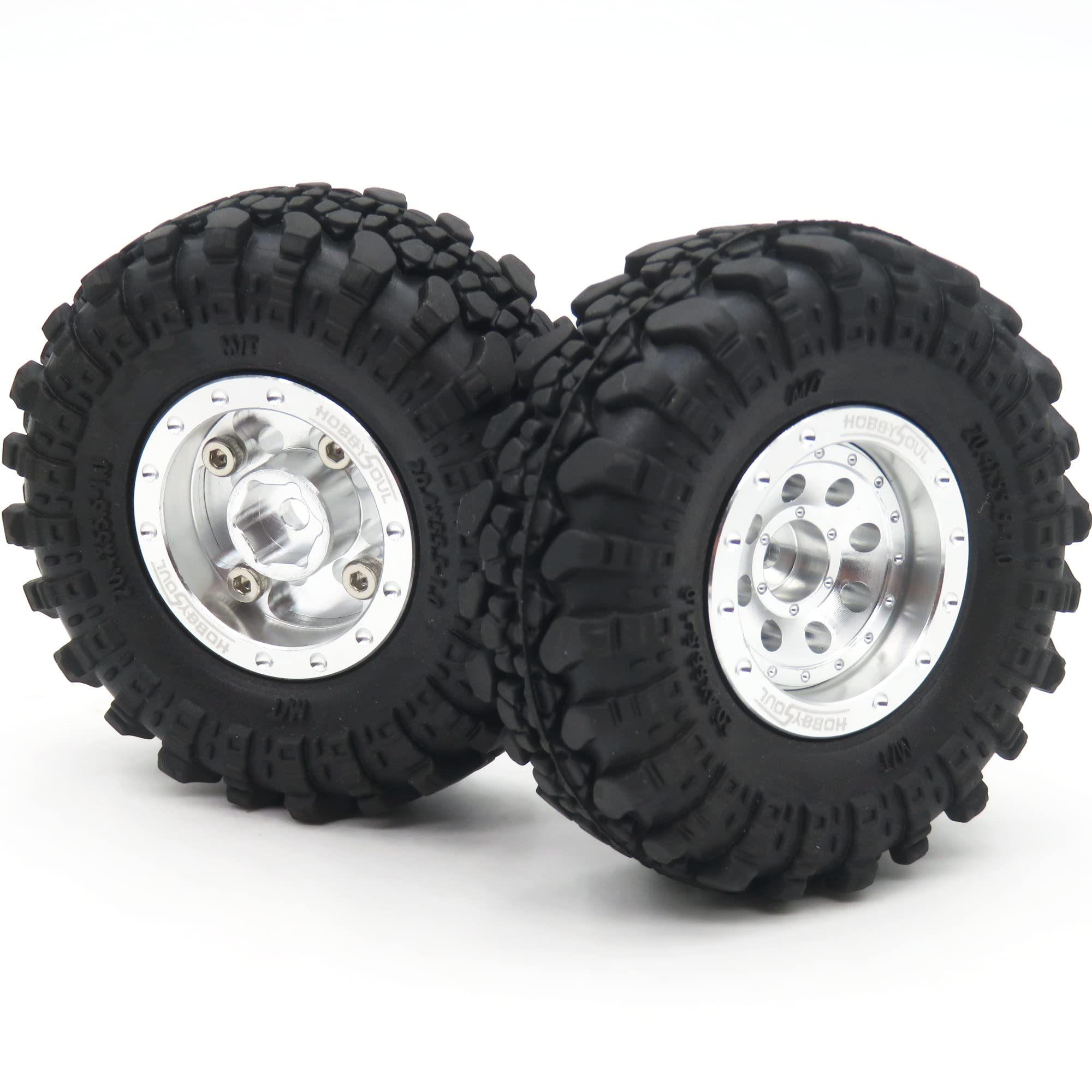 Snapklik.com : HOBBYSOUL Adjustable Offset RC 1.0 Wheels And Tires, 1/ ...