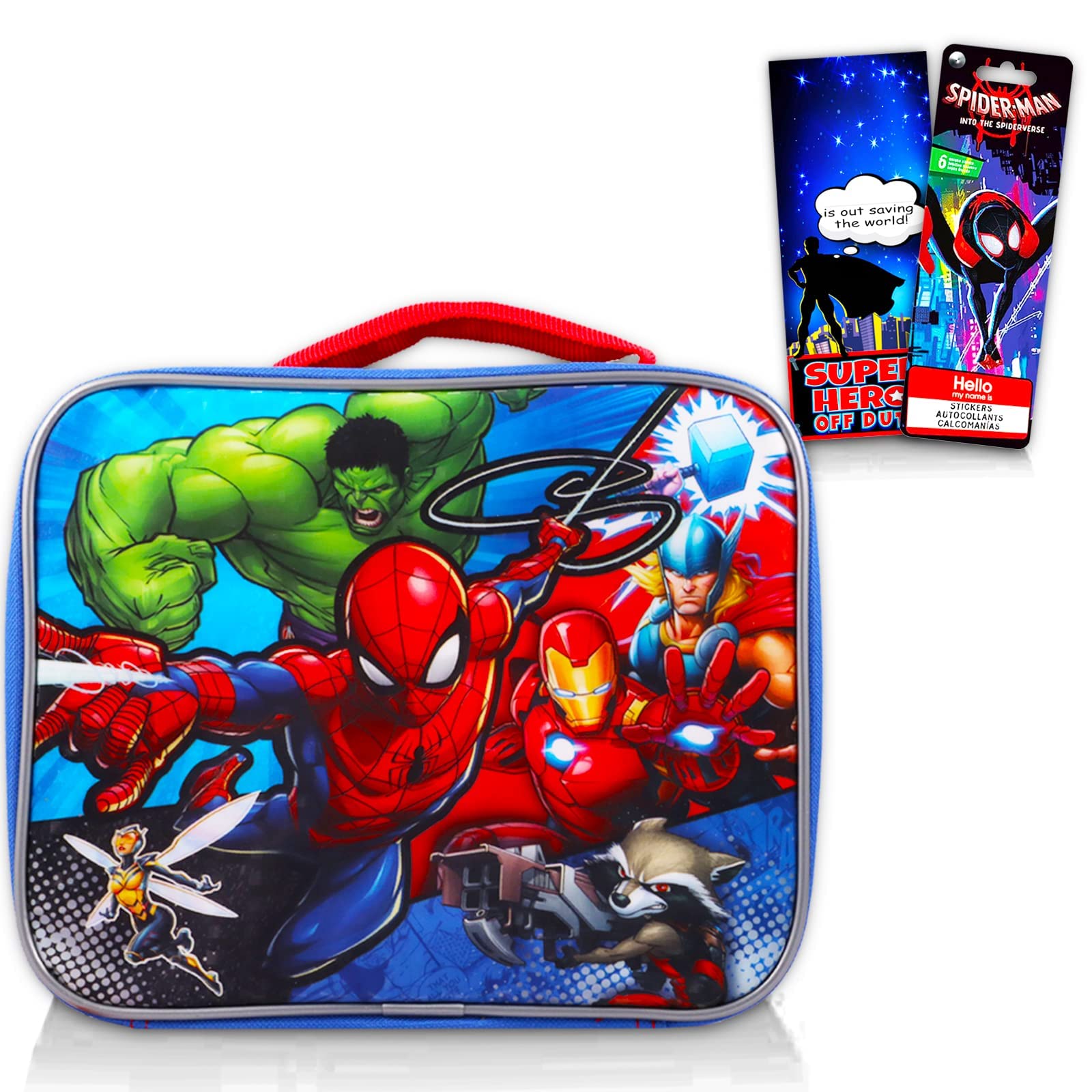 Buy Marvel Shop Marvel Avengers Lunch Bag Set For Boys, Kids - Bundle ...