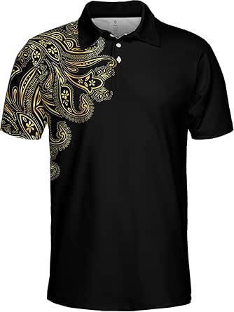 Polomore Golf Shirts for Men Farmers Shirts Funny Golf Shirts for Men ...