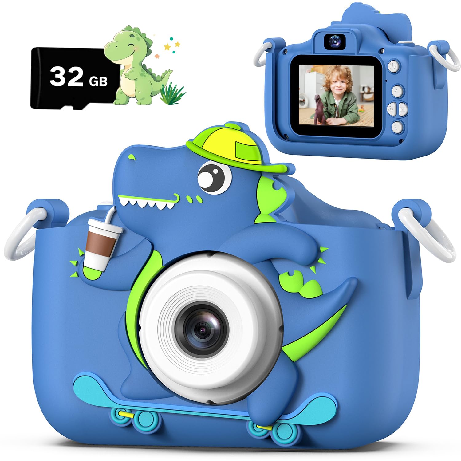Amazon.com: Dwfit Upgrade Selfie Kids Camera, Christmas Birthday Gifts ...
