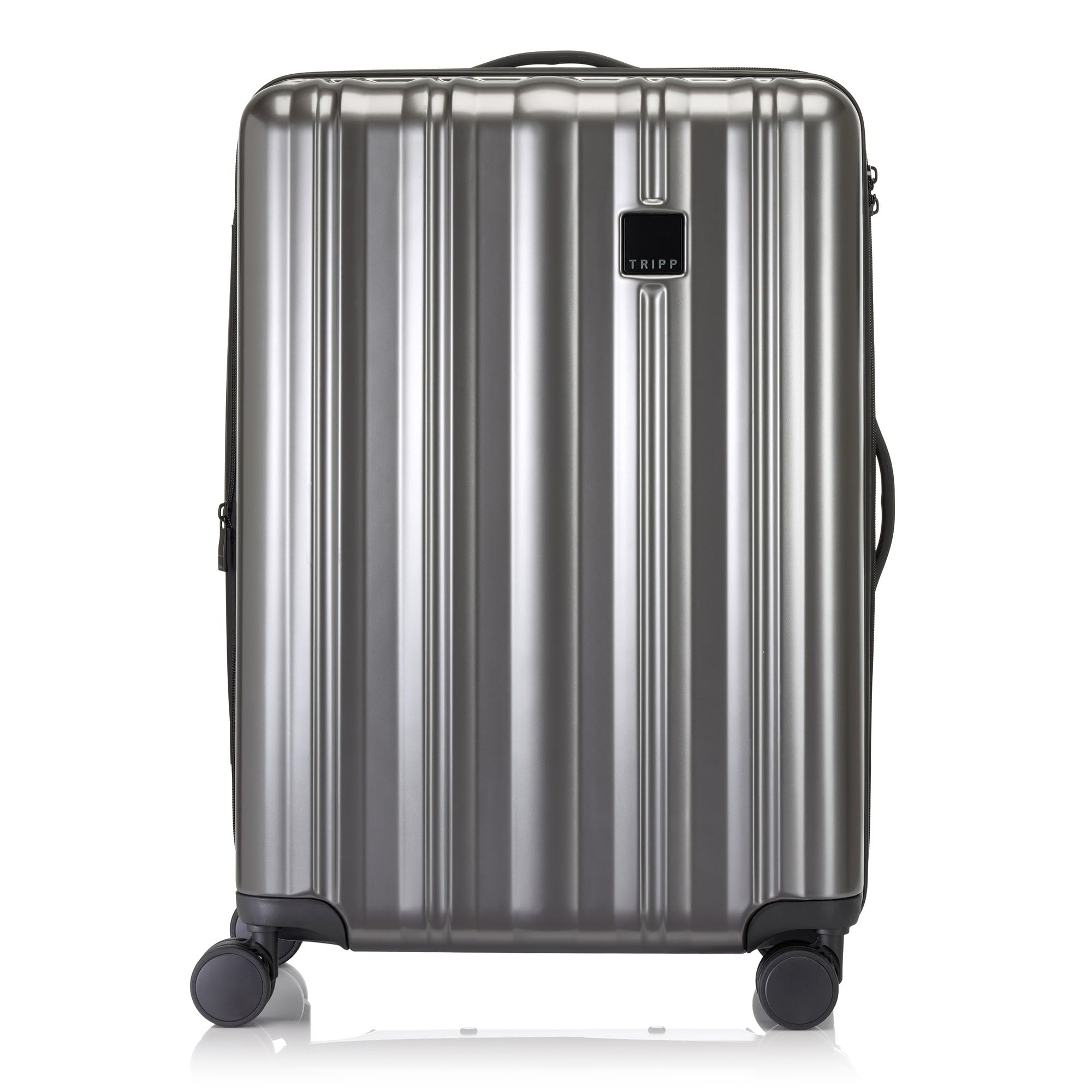 Tripp Retro Pewter Medium Suitcase Dual Wheel : Amazon.co.uk: Fashion