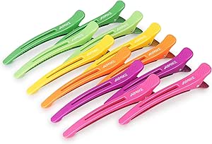 AIMIKE 12pcs Hair Clips for Styling Sectioning - No Crease Duck Billed ...