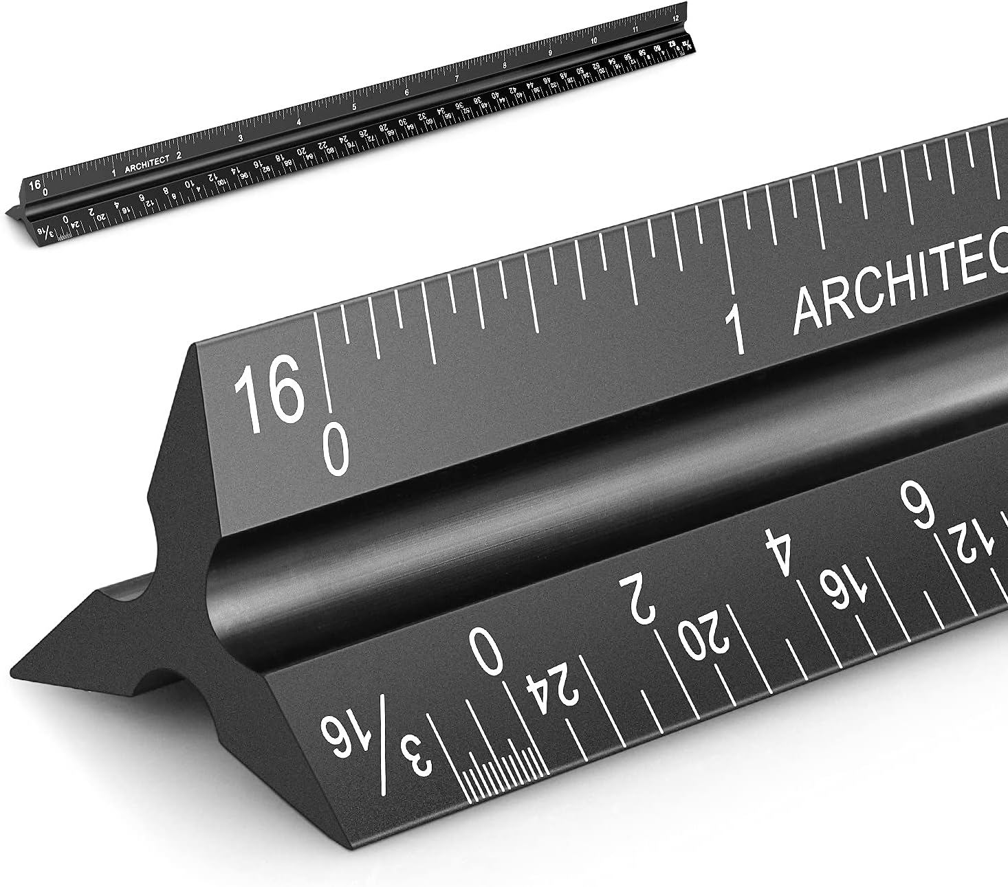 Amazon.com: 12" Architectural Scale Ruler Aluminum Architect Scale ...