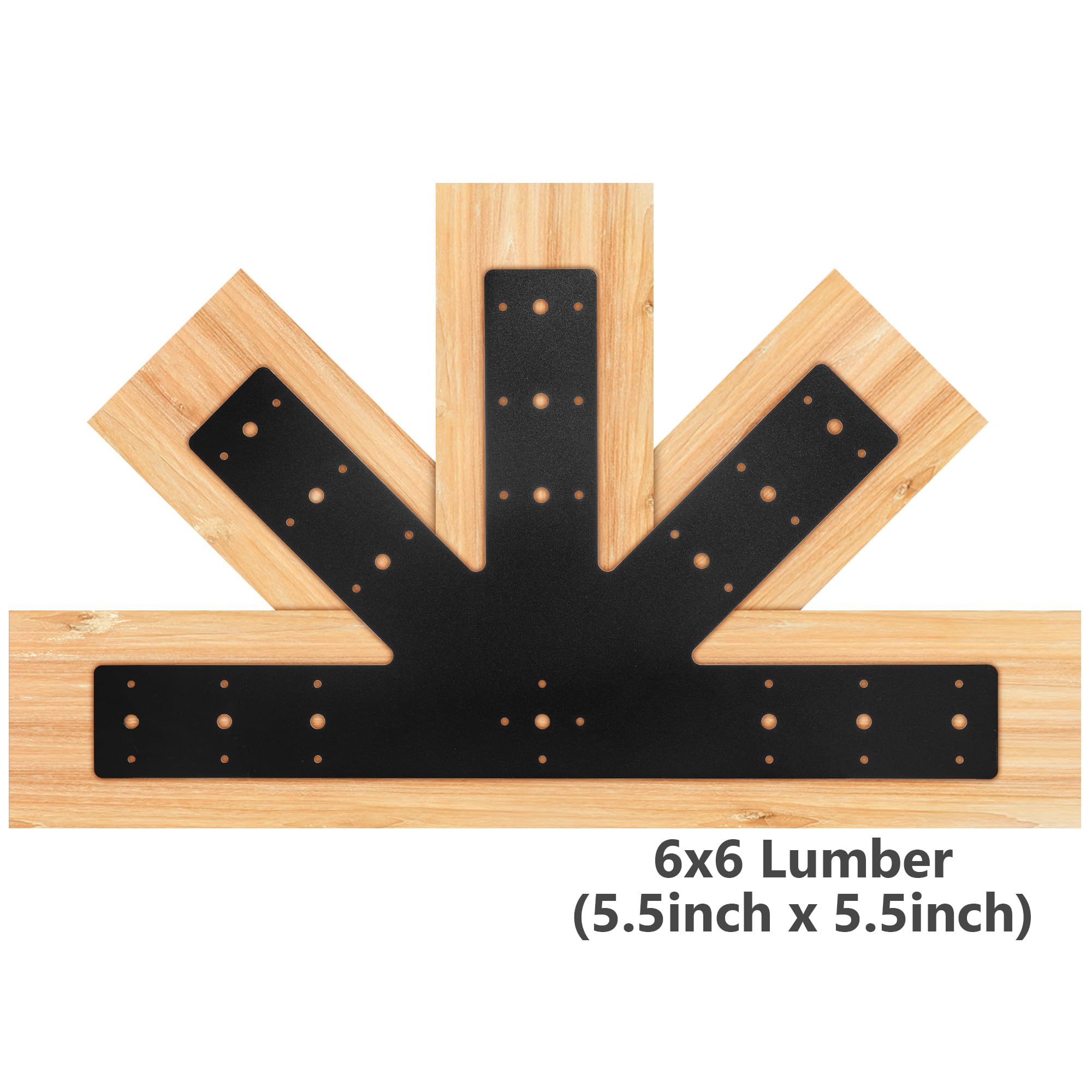 Snapklik.com : Sihnman 24.0"x13.5" Powder Coated 12 Pitch Gable Plate