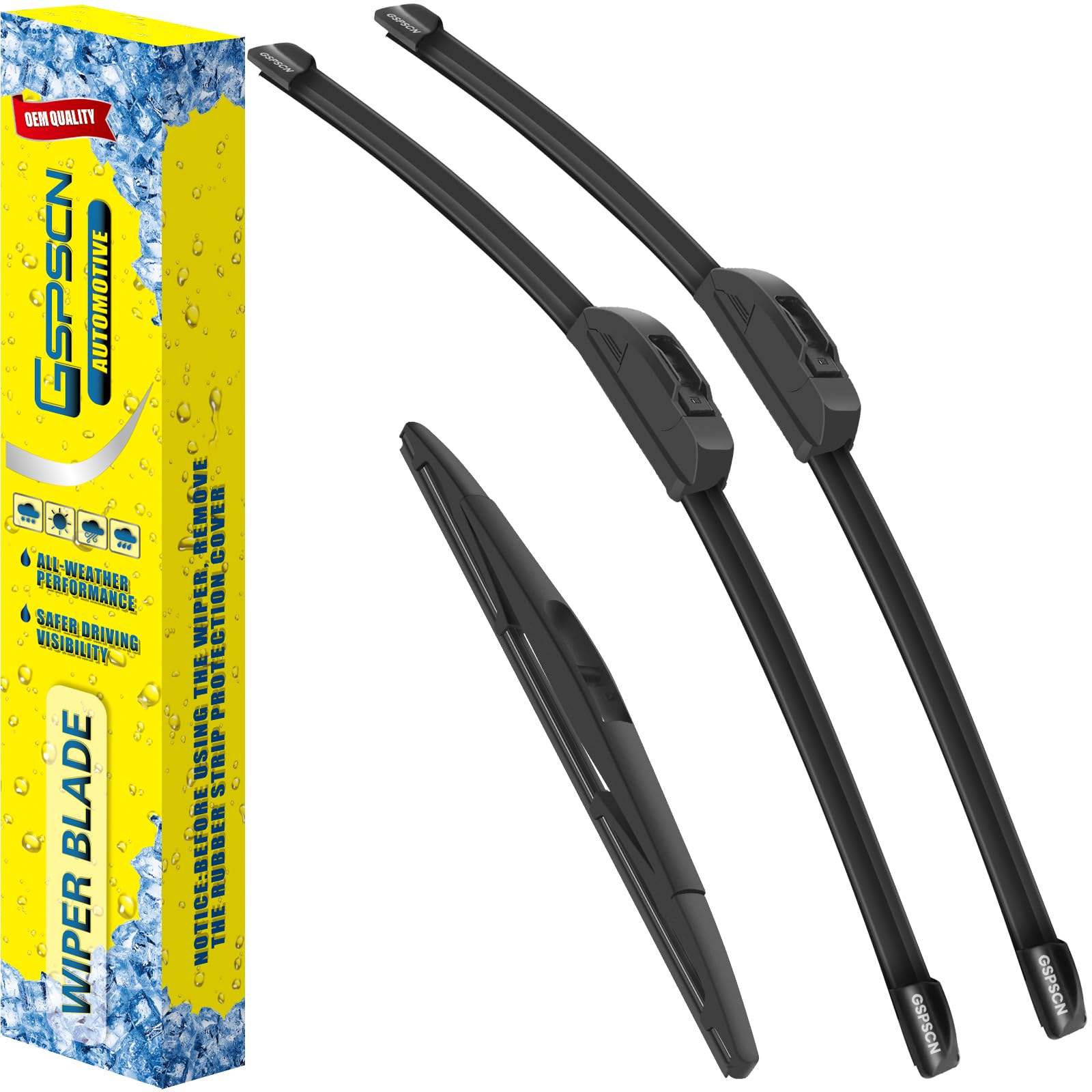 Amazon.com: GSPSCN 3 Wipers For Mazda 3 2018-2014 /Nissan Pathfinder ...