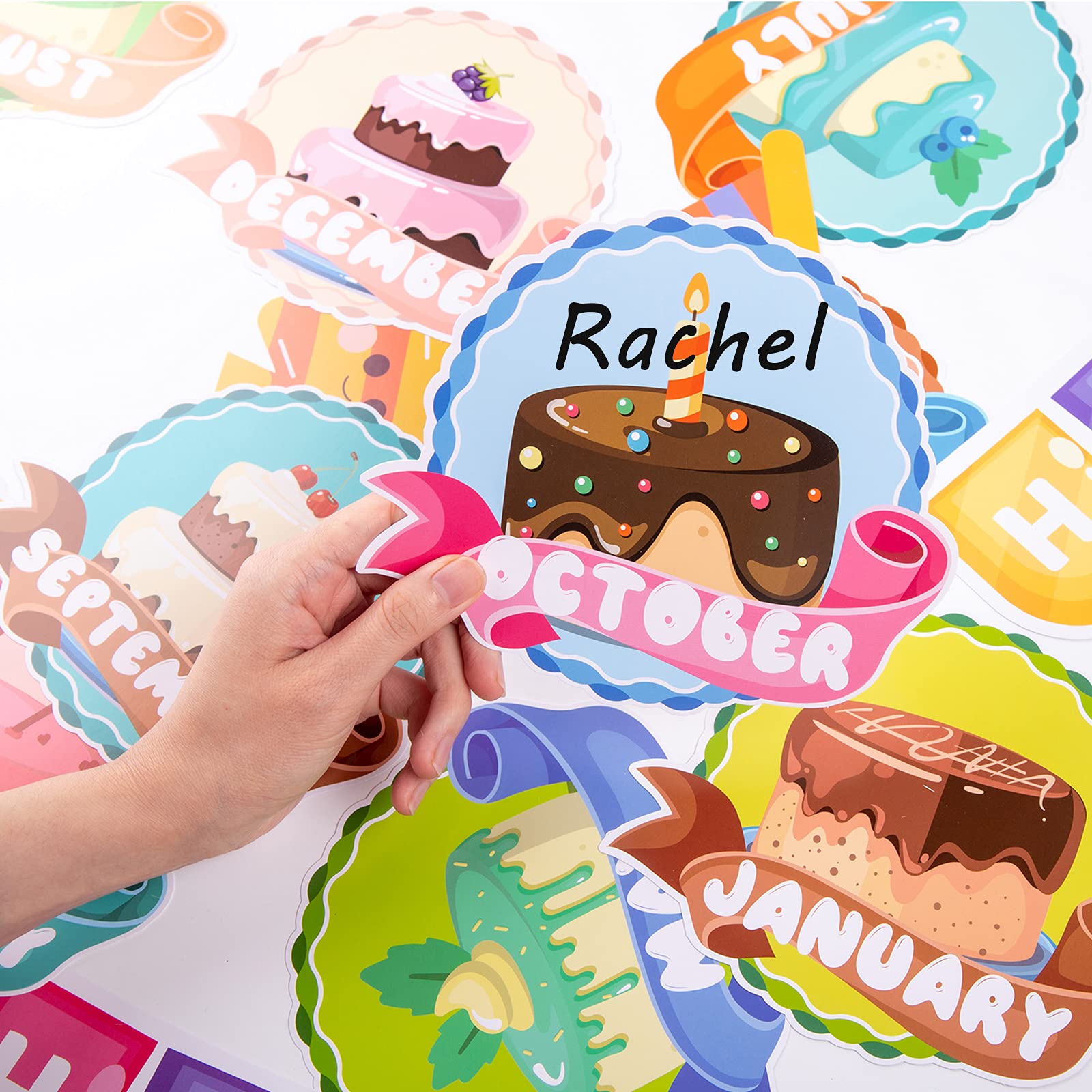 Buy 20Pieces Birthday Bulletin Board Set Happy Birthday Classroom Chart ...