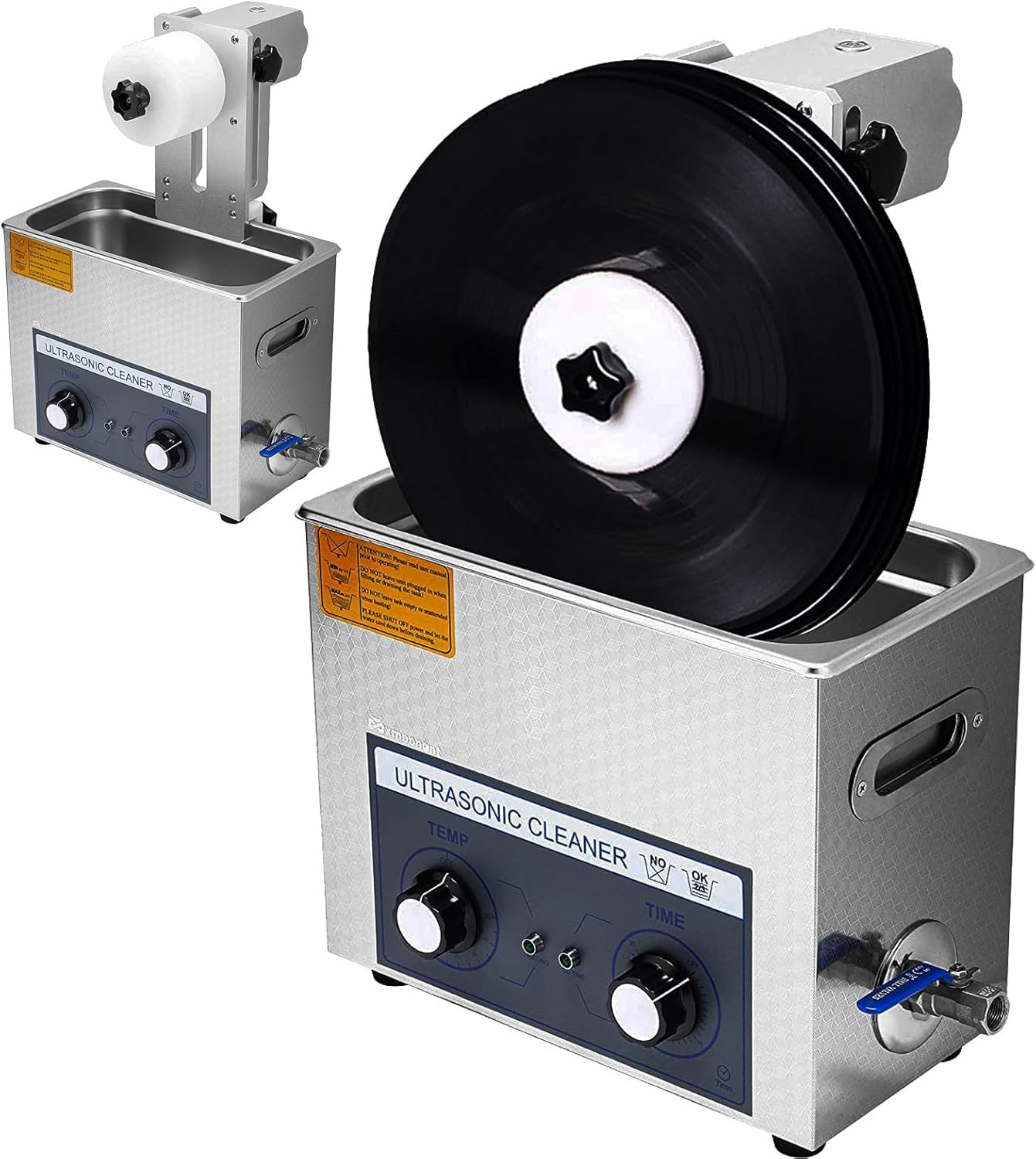 6L Ultrasonic Vinyl Record Cleaner, 4 Records Vinyl Automatic Rotating ...