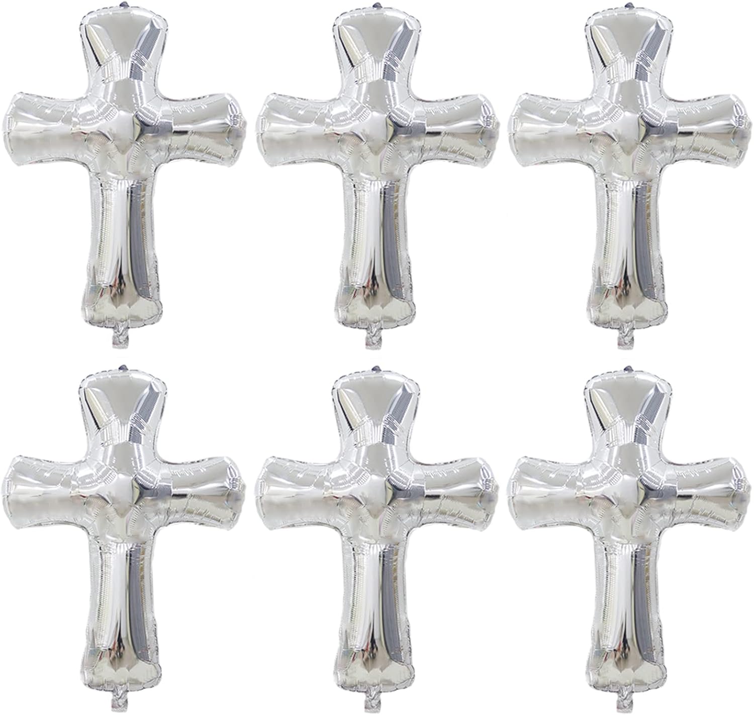 Amazon.com: 6 Pcs Cross Foil Balloons Large Cross Aluminum Mylar Helium ...
