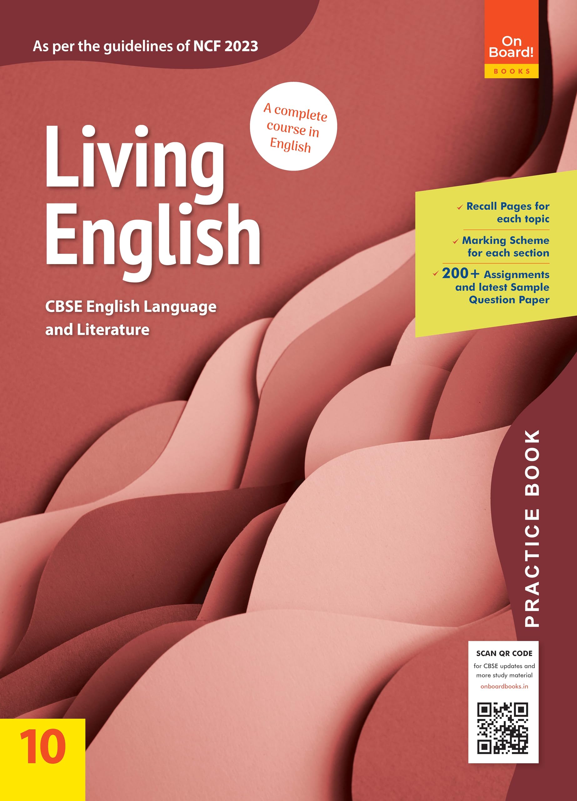 On Board! Living English Practice Book For Class 10 By Ratna Sagar ...
