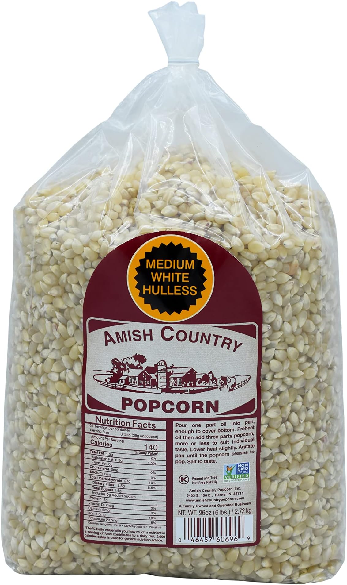 Amazon.com: Amish Country Popcorn | 2 lbs Bag | Mushroom Popcorn ...