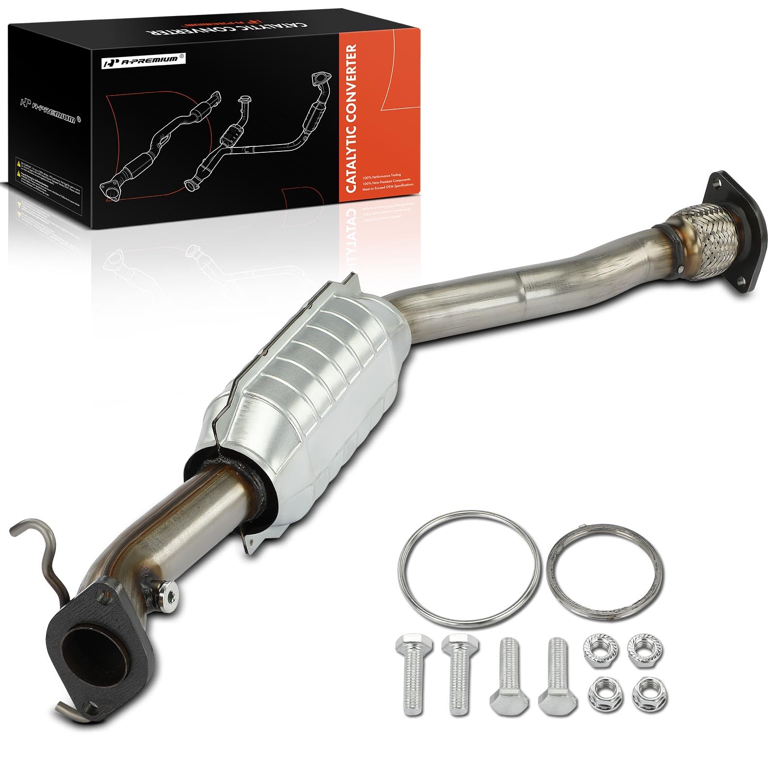 A-Premium Catalytic Converter Kit Direct-Fit Compatible with Chevrolet ...