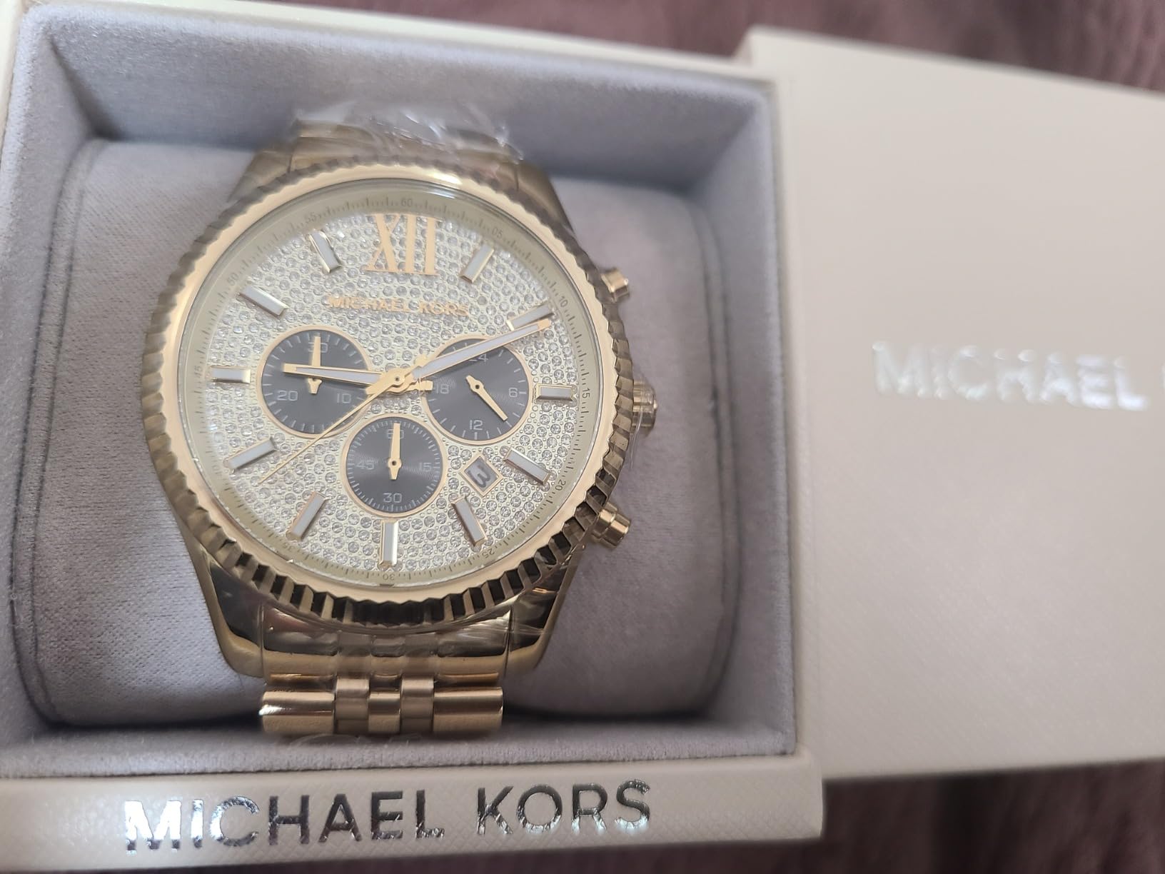 Amazon.co.jp: [マイケルコース] MICHAEL KORS 腕時計 Lexington Chronograph Men's ...