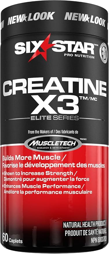 Six Star creatine x3, 60 count : Amazon.ca: Health & Personal Care