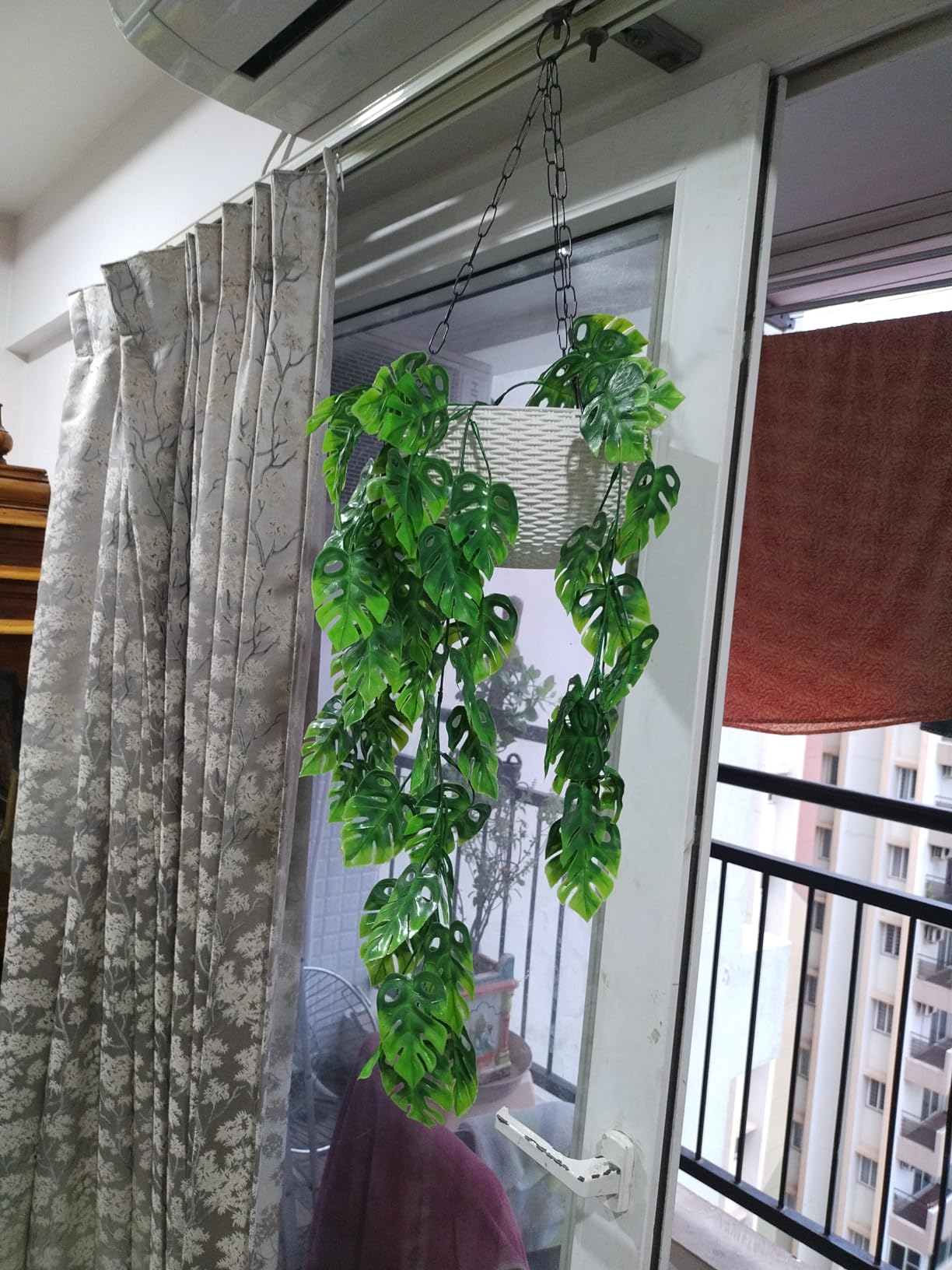 The Greenheart Home Balcony Hanging Planters UV Treated Plastic Pots ...