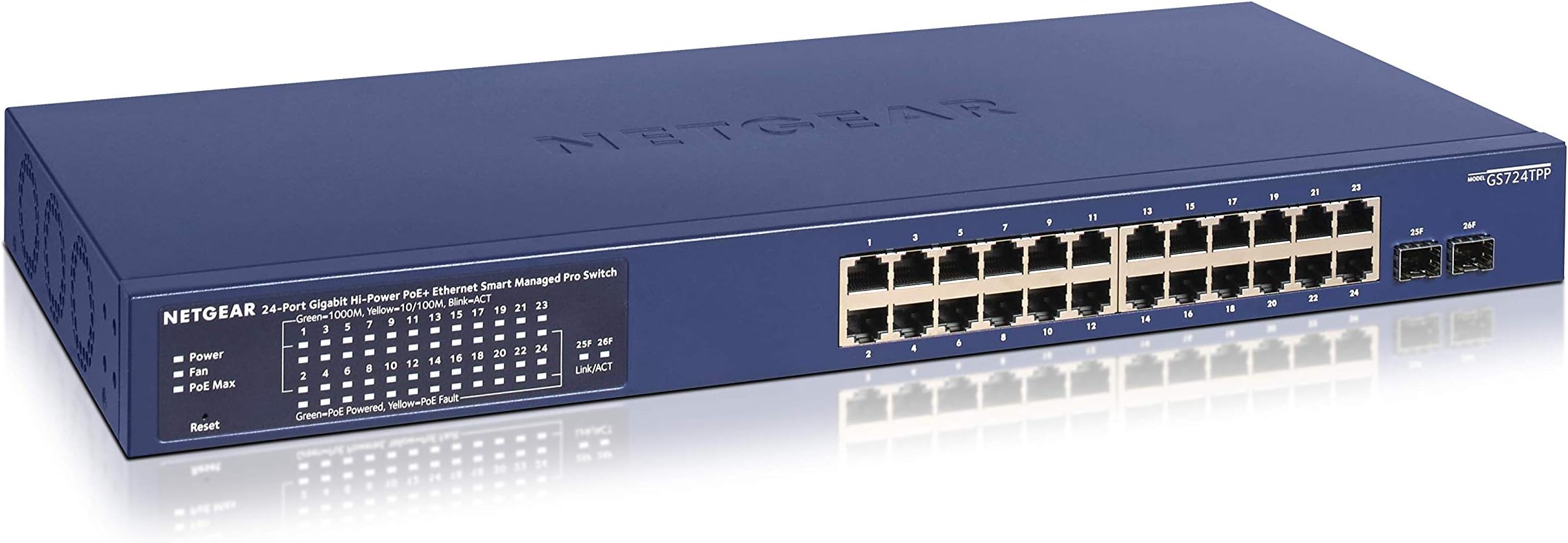 NETGEAR GS108T Smart Switch Web Manageable Série Pro - 8 Ports Gigabit ...
