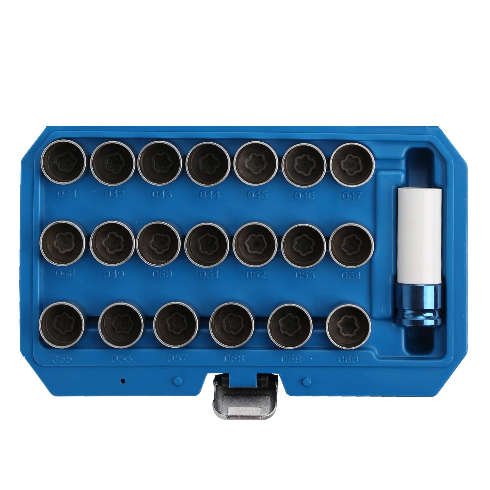 Amazon.com: WINTOOLS Compatible for 21PC Master Lock Wheel Nut Stud Key ...