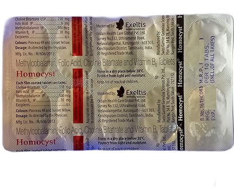 Homocyst - Strip of 10 Tablets : Amazon.in: Health & Personal Care