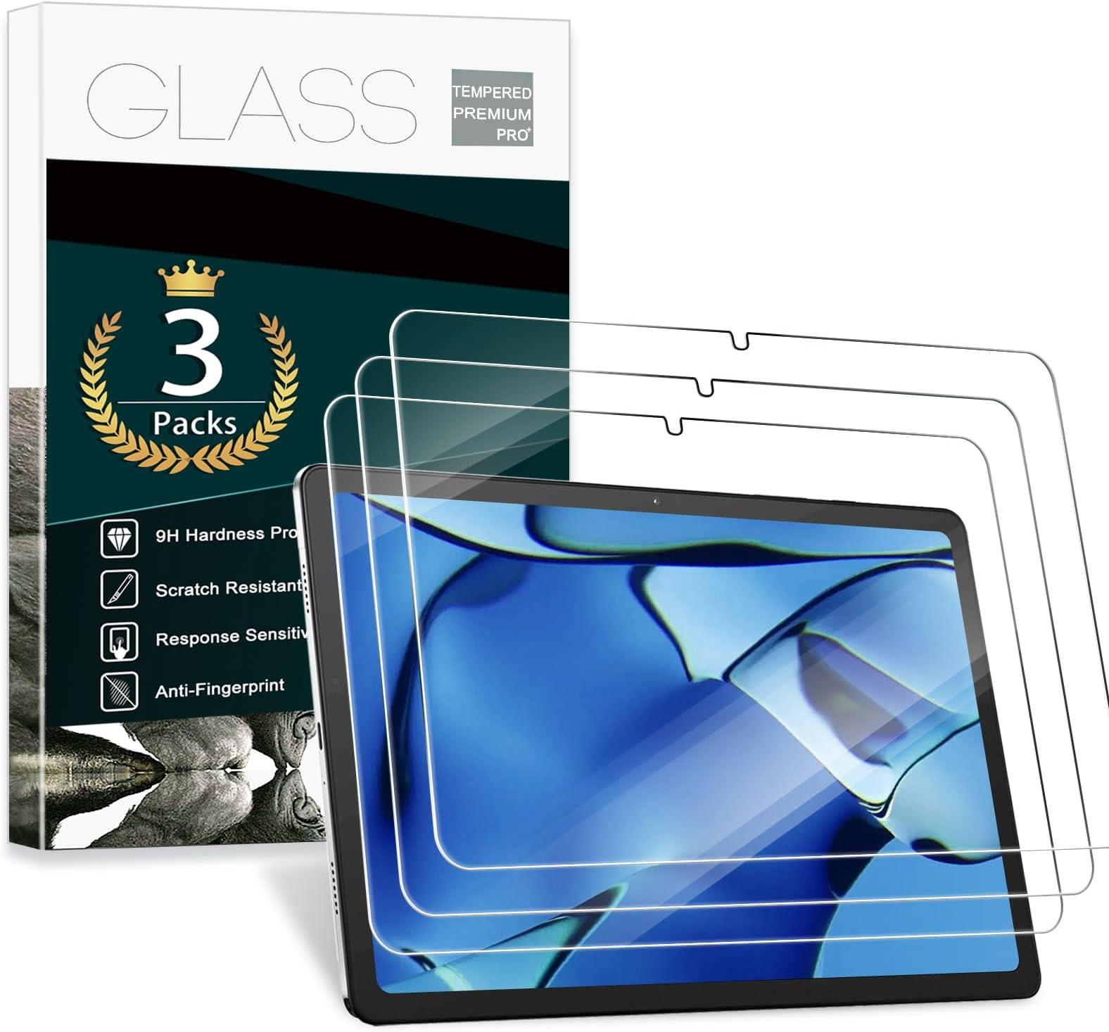 Amazon.com: Fintie 2 Pack Screen Protector for Samsung Galaxy Tab A9 ...