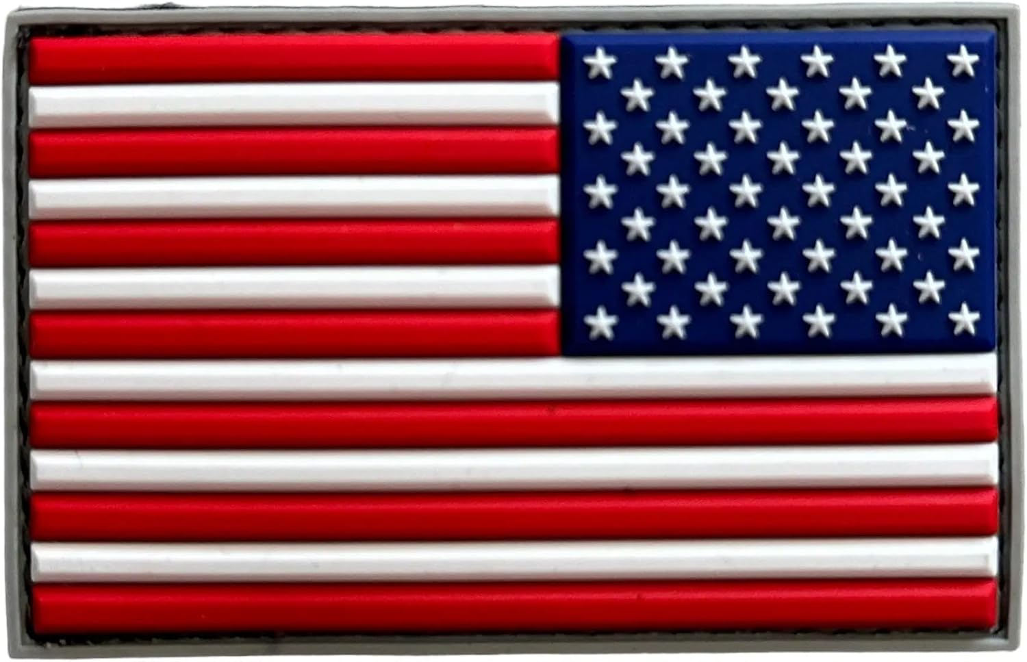 Amazon.com: Patchlab USA Flag Reverse with chamfered Stars and Stripes Morale Patch with Hook ...