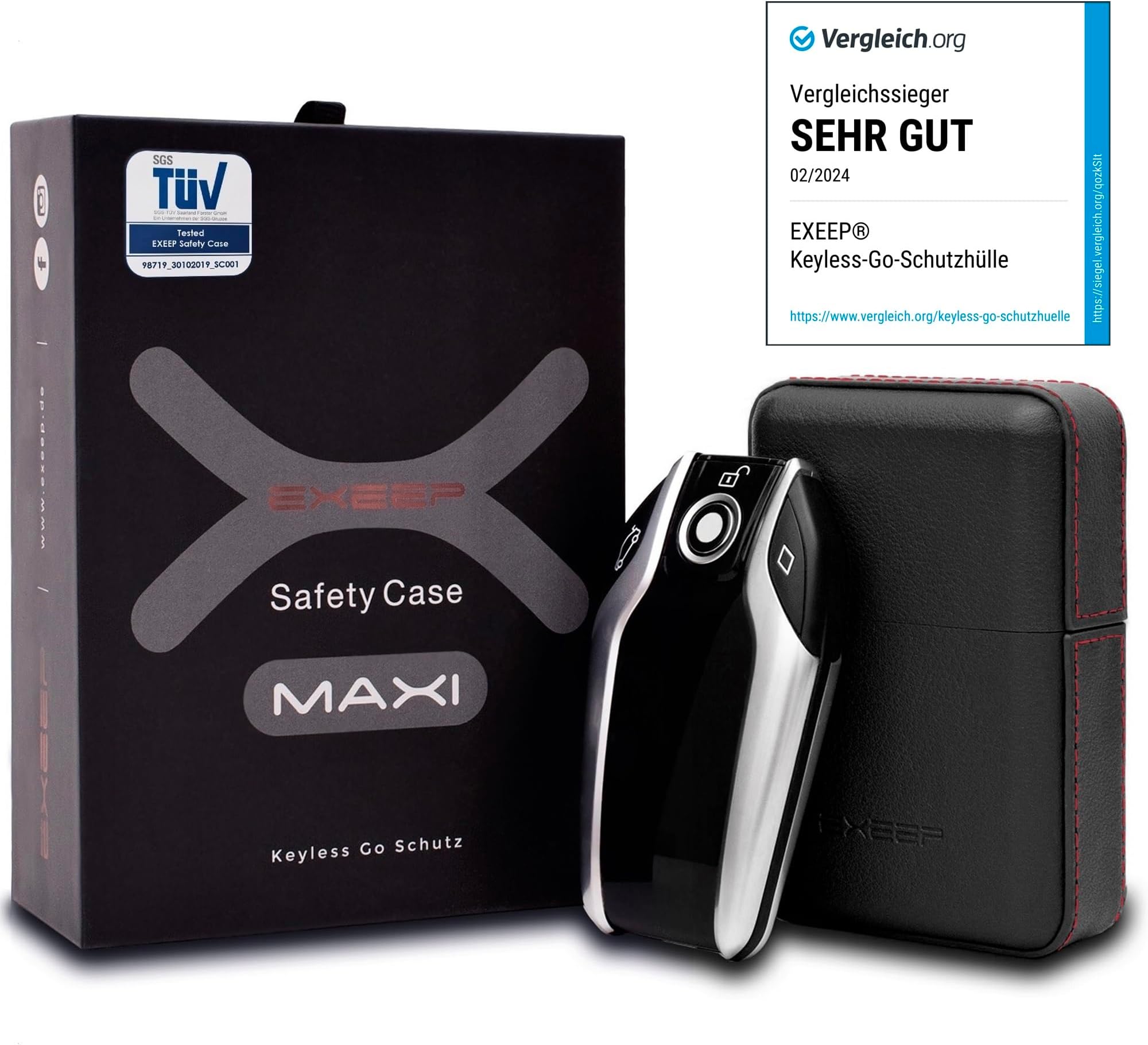 innoGadgets® Keyless Go Schutz für Autoschlüssel | TÜV geprüfter Car ...