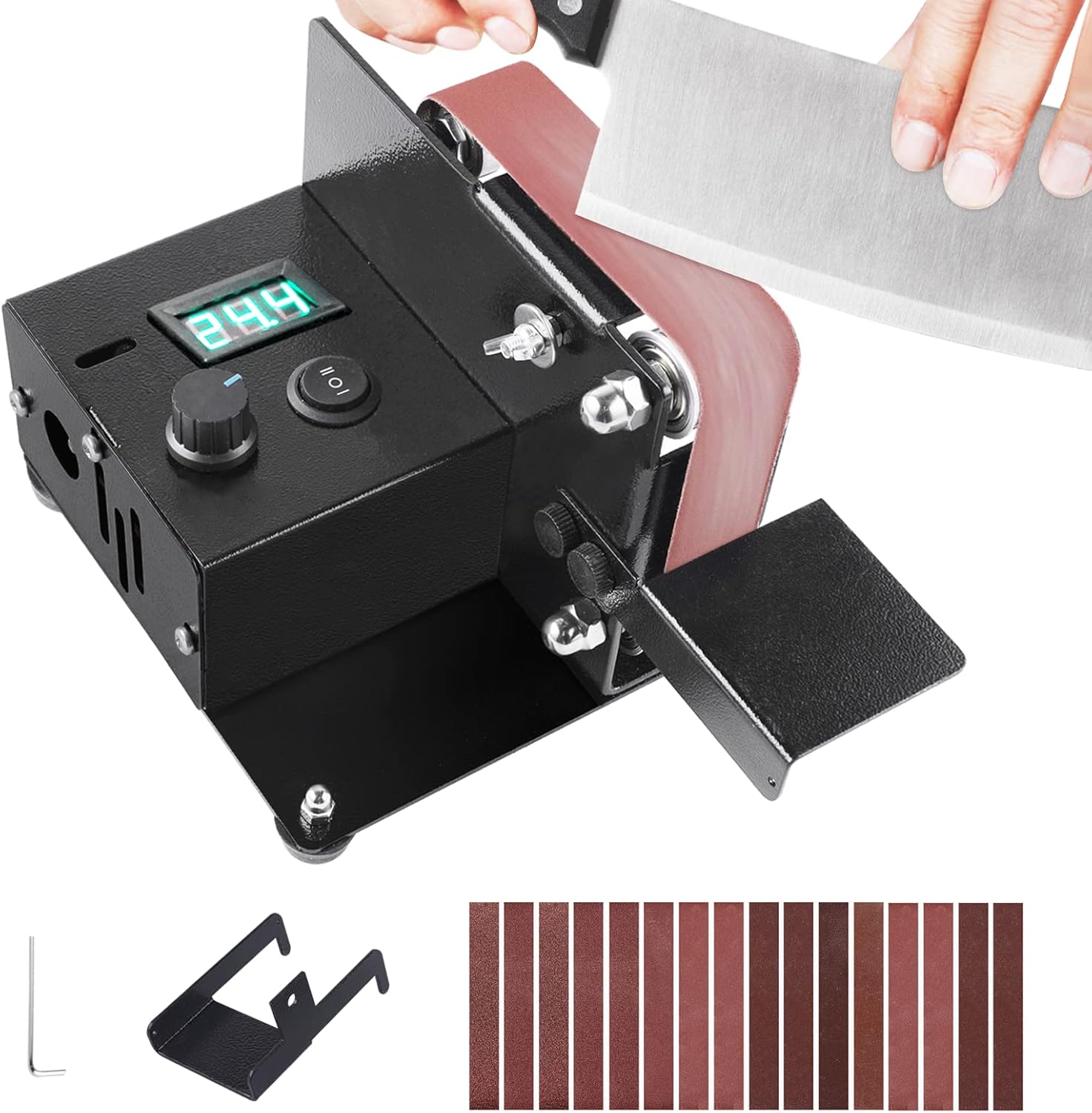 Electric Belt Sander Knife Belt Sander Mini Belt Sander 1.2x18in Knife ...