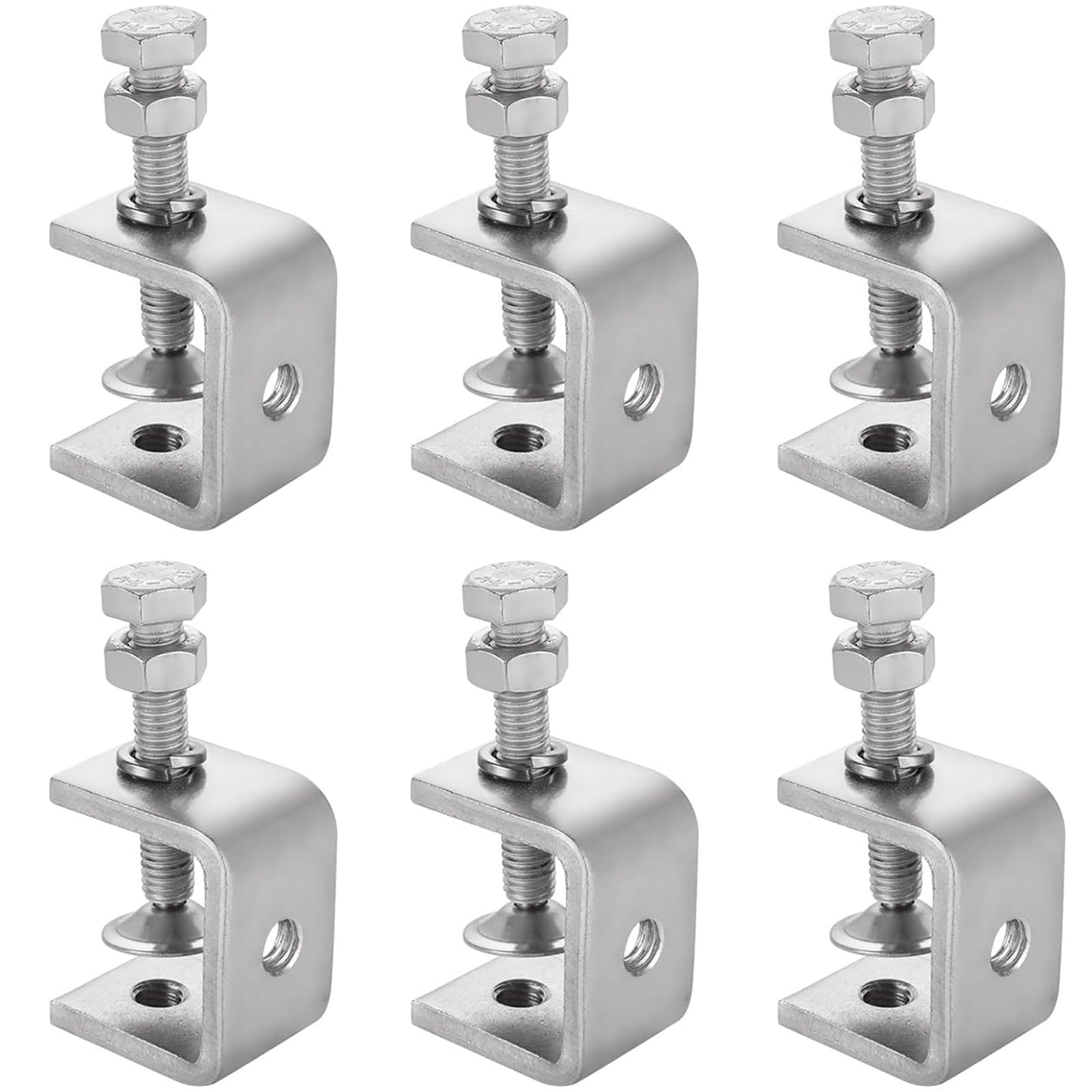 Snapklik.com : Stainless Steel Small C Clamps Mini Clamps Heavy Duty ...