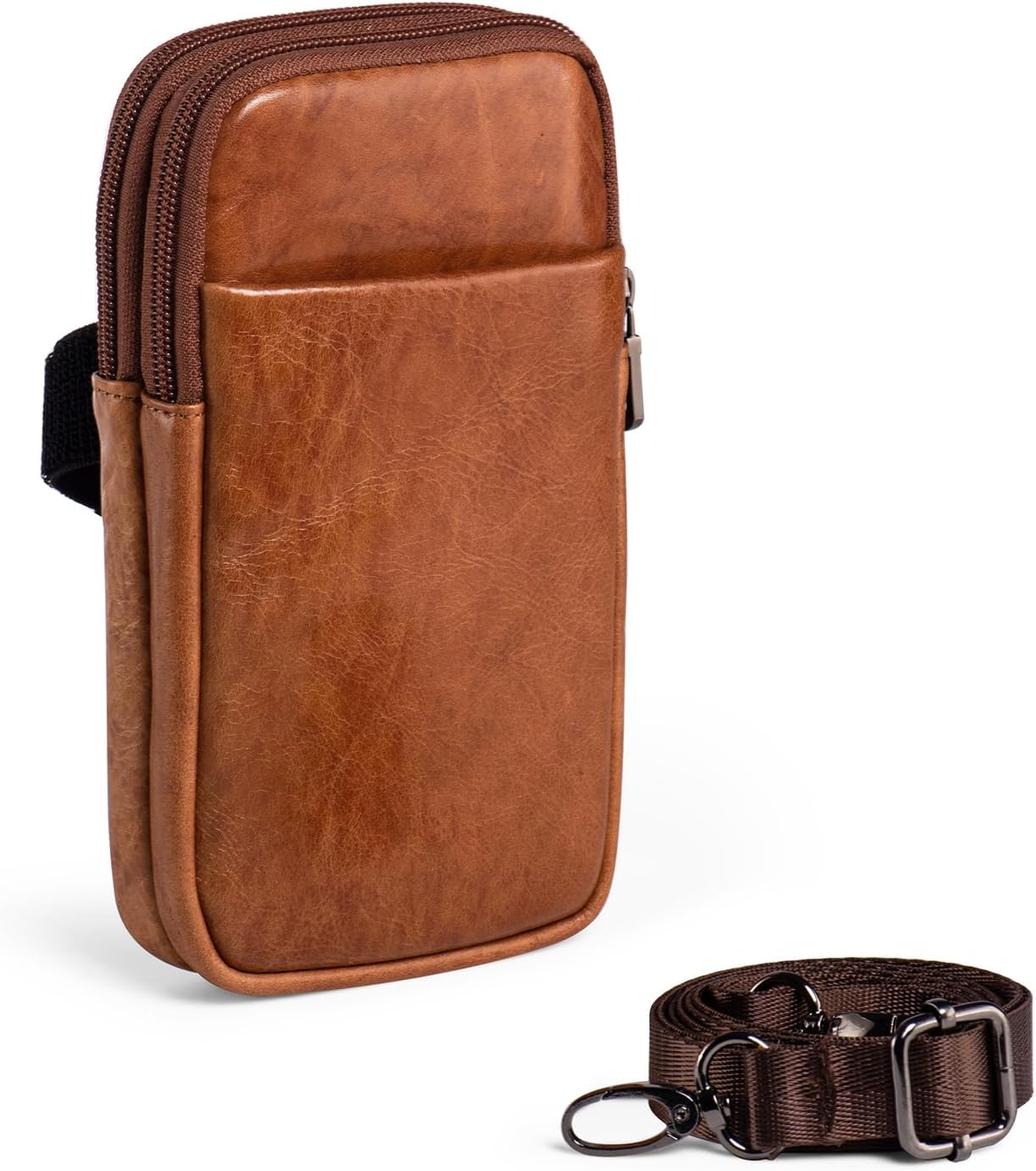 Amazon.com: Ranboo Leather Cell Phone Pouch Samsung Galaxy S23 Ultra ...