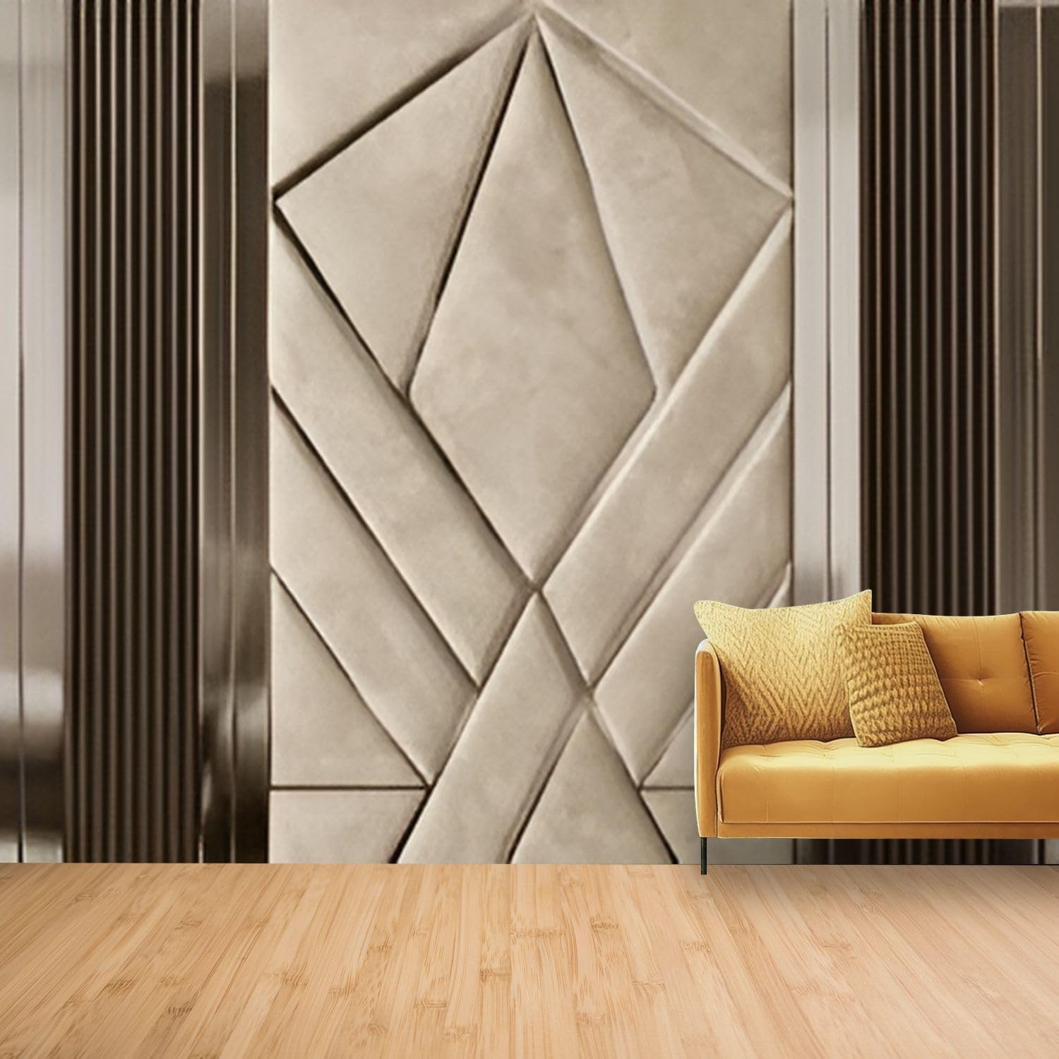 UYS69Z5PG 3D Wall Panel Peel and Stick Luxury Canvas Texture Home Decor ...