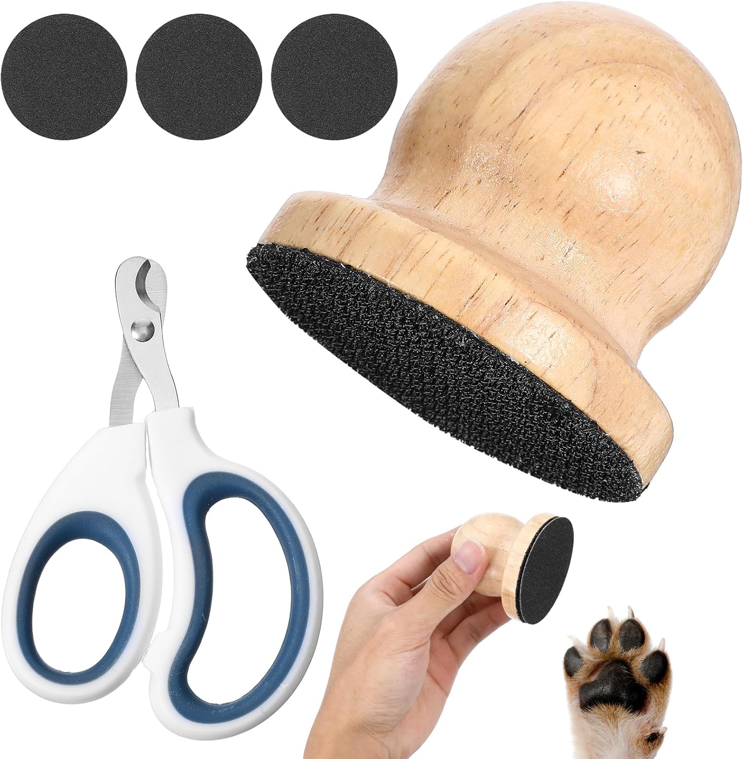 Amazon.com: Zelphvt Dog Nail File Board Dog Nail Scratch Board Pad with ...