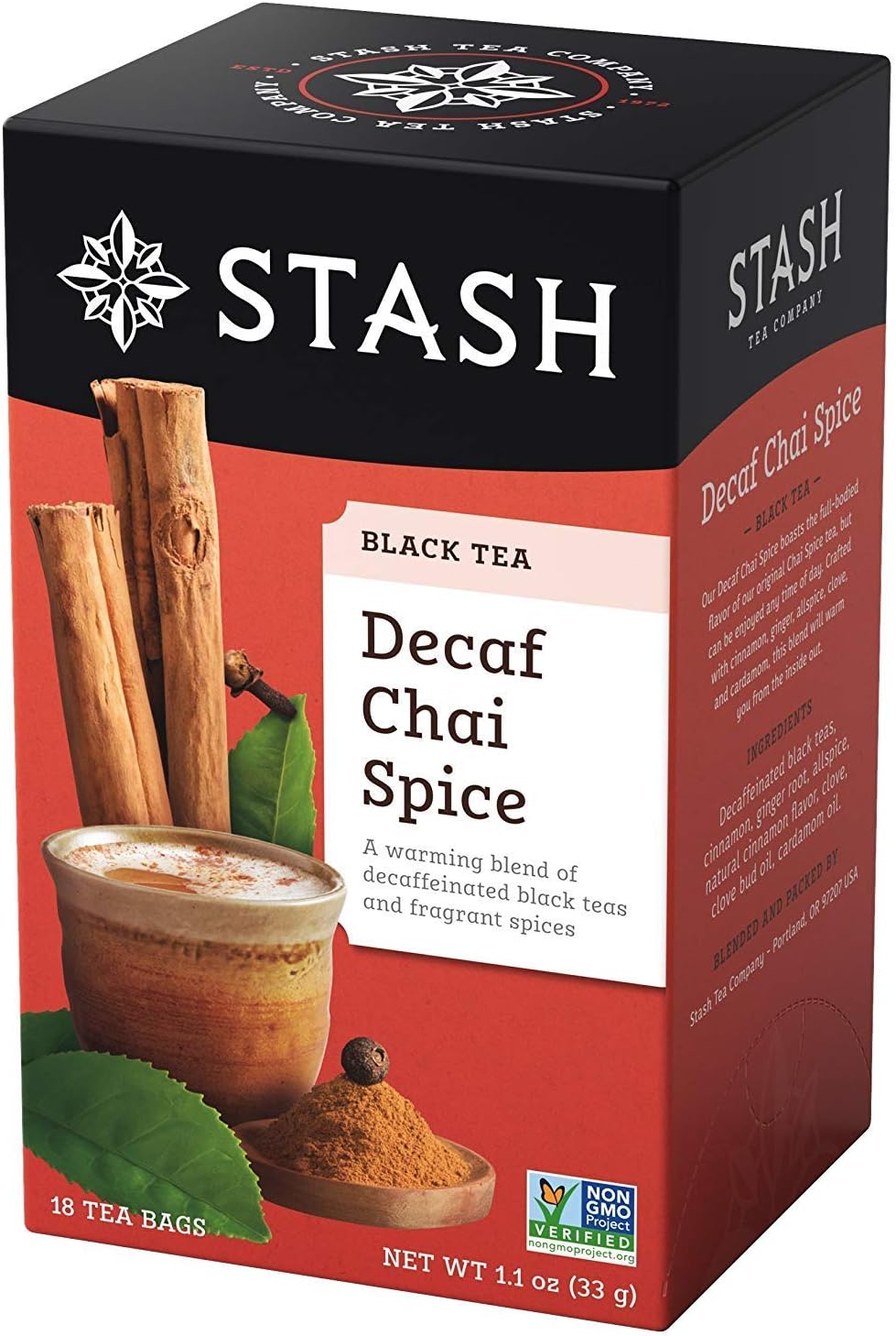 Amazon.com : Stash Tea Double Spice Chai Black Tea, 6 Boxes With 18 Tea ...