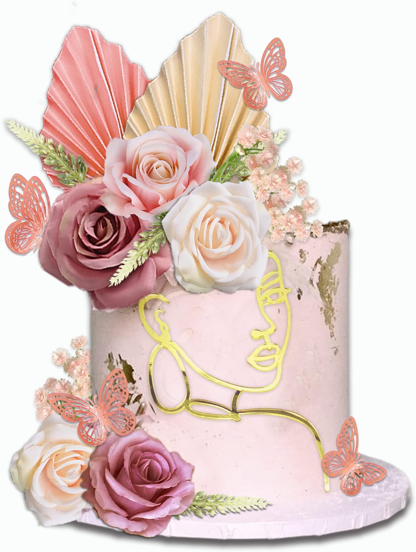 Amazon.com: Sinmoe 21 Pcs Boho Cake Topper Decorations Acrylic ...