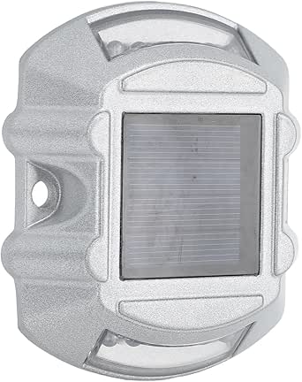 Solar Road Stud, LED Solar Deck Lights, Waterproof Aluminum Alloy, Auto ...