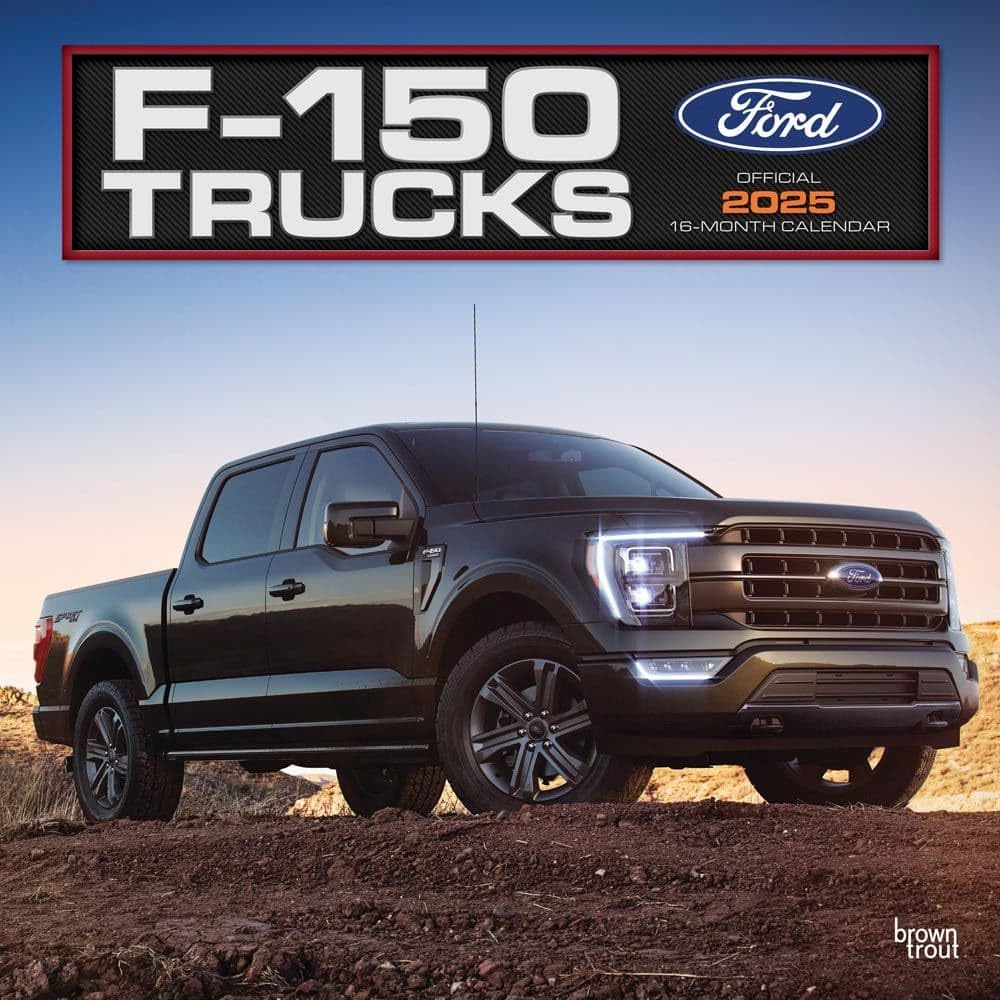 Snapklik.com : Ford F150 Trucks 2025 Wall Calendar