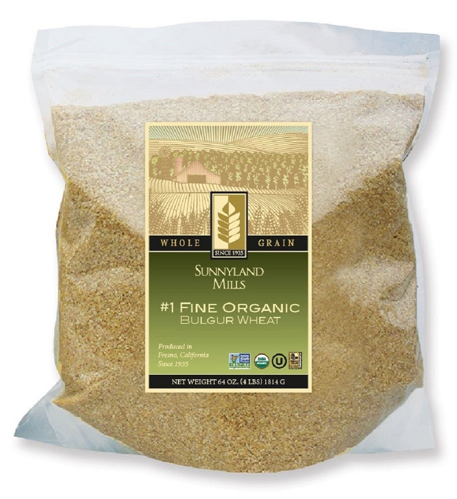 Amazon.com : #1 Fine Organic Bulgur Wheat, 4lbs (2 pack) : Grocery ...