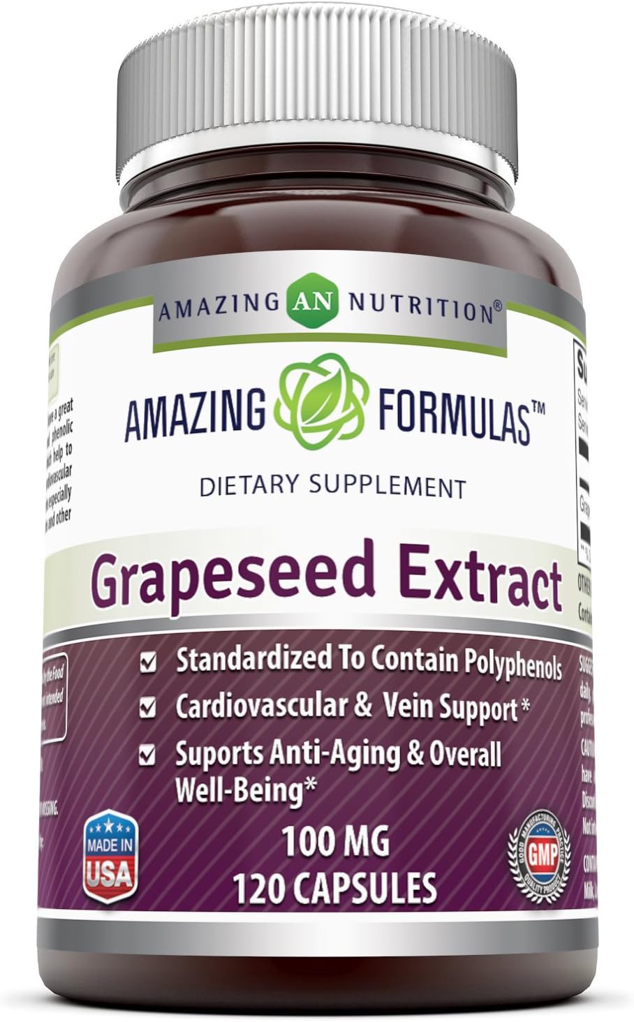 Amazon.com: Herbal Secrets Grapeseed Extract Supplement | 400 Mg Per ...
