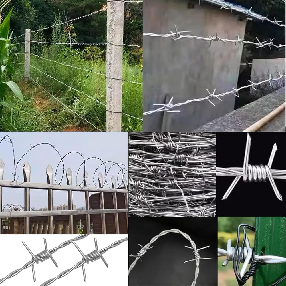 Realistic Barbed Wire Fence