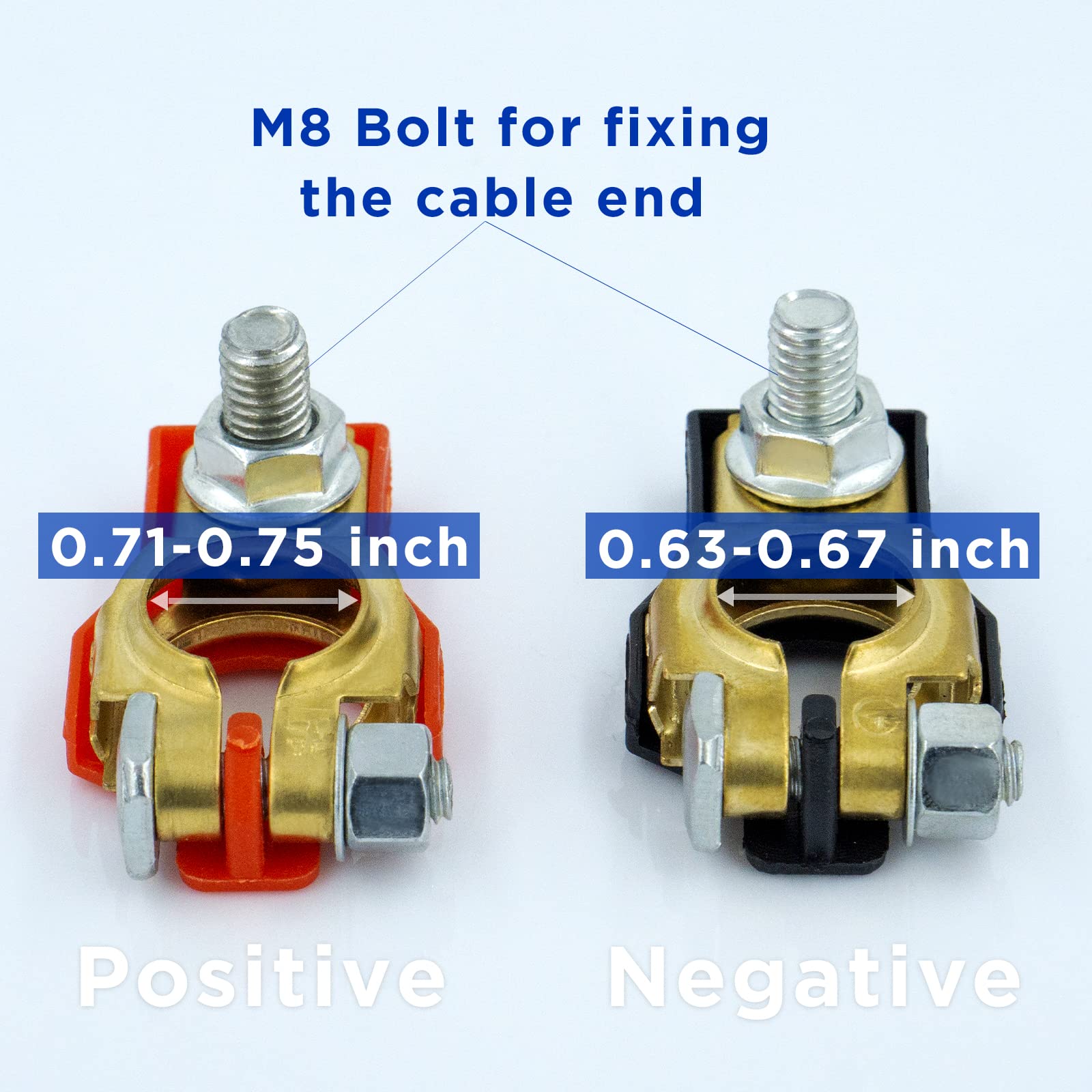 Nissan Positive Negative Battery Connectors Pair Nissan Battery ...