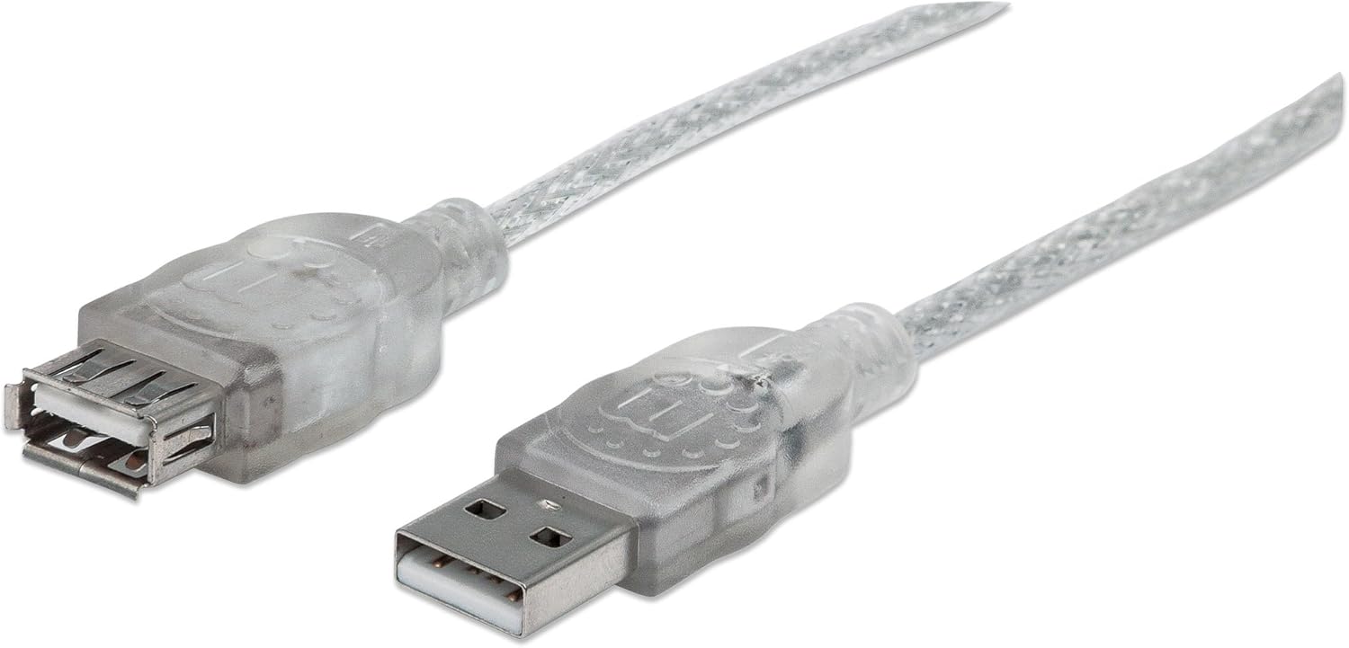 Manhattan USB-A to USB-A Extension Cable, 3m, Male to Female ...