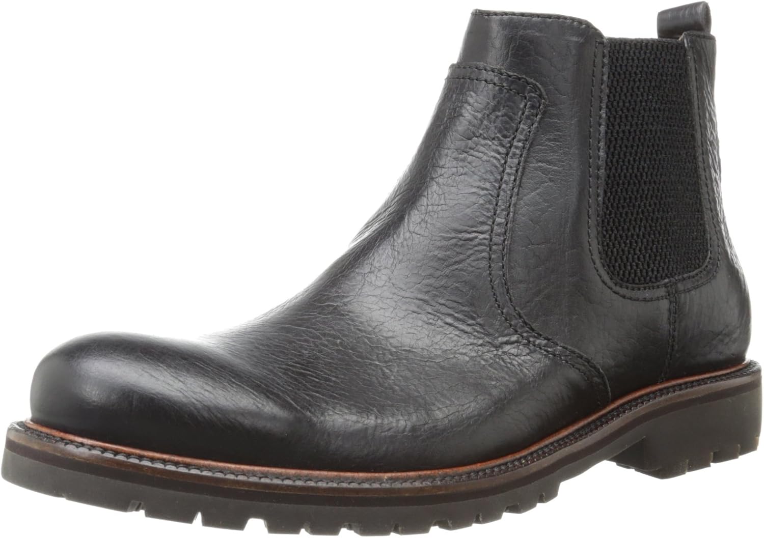 Amazon.com: Trask Men's Garnet Chelsea Boot,Black Bison,10 M US ...