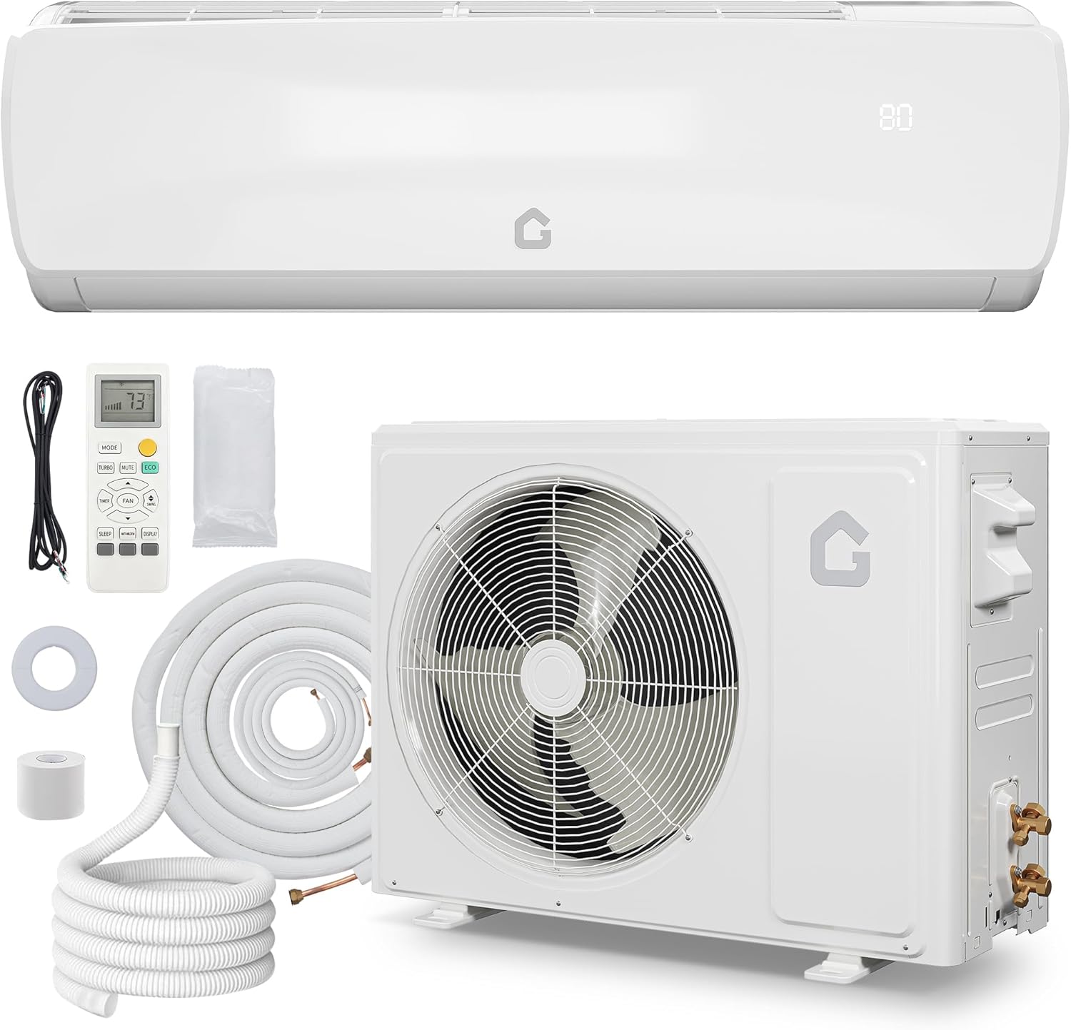 Amazon.com: ACONEE 19 SEER 12000 BTU Split Air Conditioner, Ductless ...