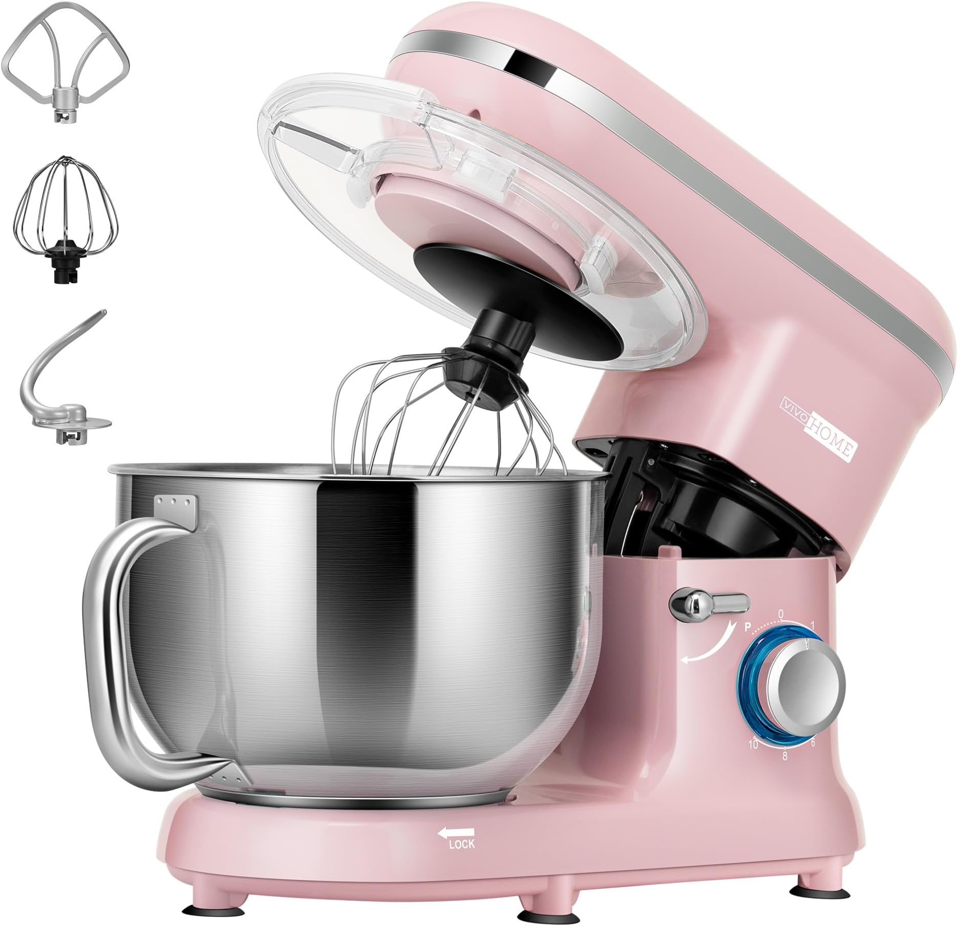Amazon.com: Hamilton Beach Electric Stand Mixer, 4 Quarts, Dough Hook ...