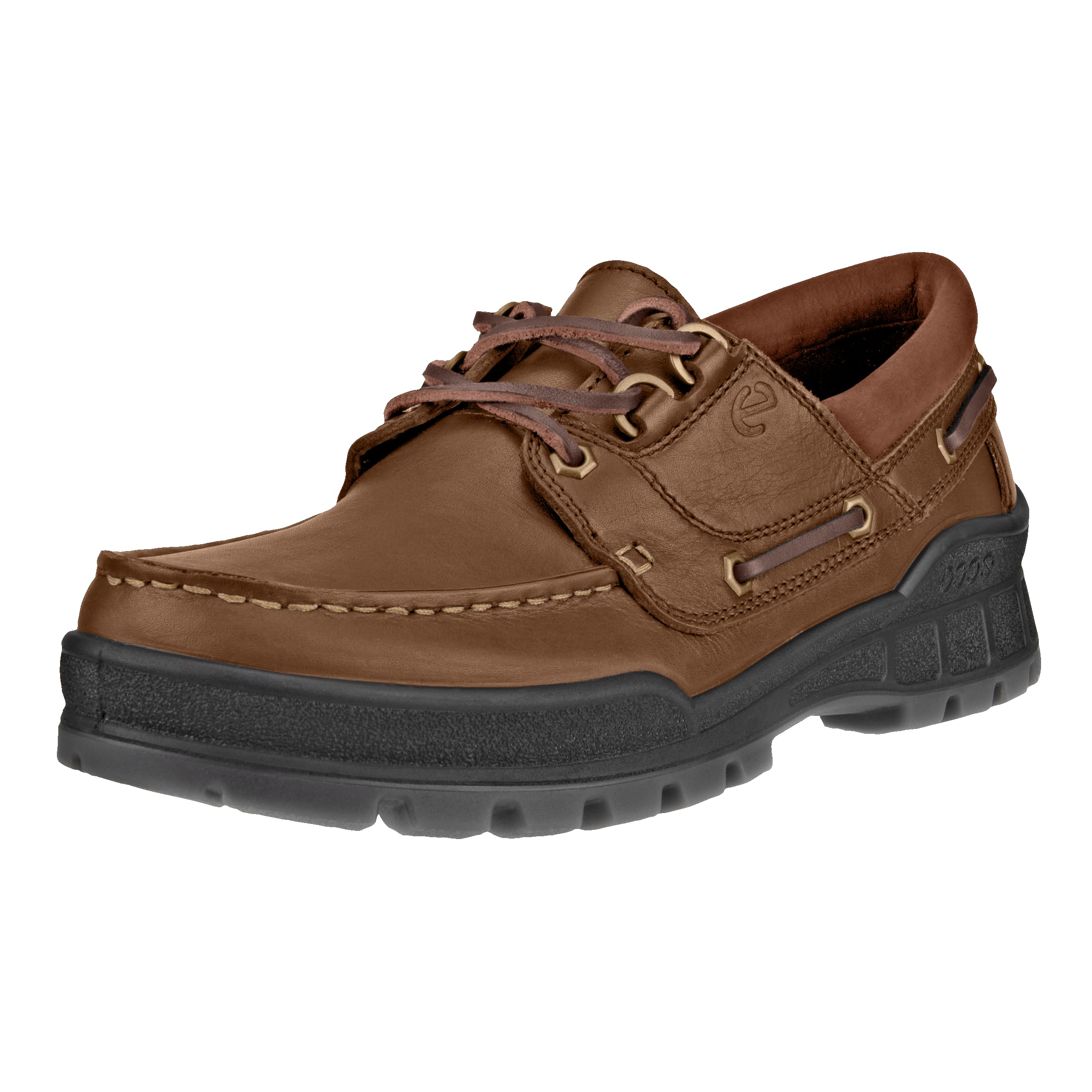 Amazon.com | ECCO Men's Track 25 Moc Toe Boat Shoe Oxford | Oxfords