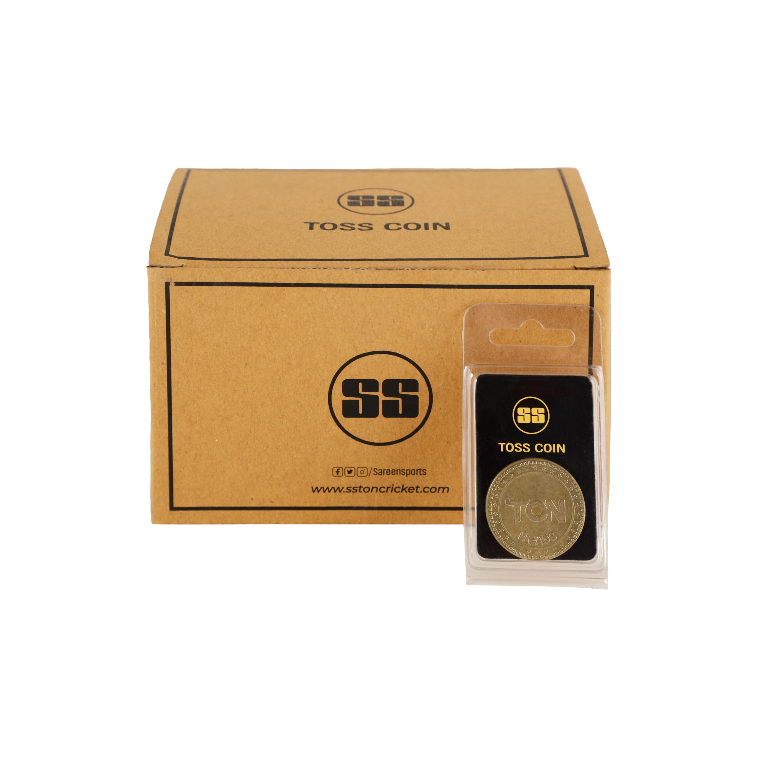 SS Premium Cricket Grade Toss Coin | Color: Copper | Size: Pack of 30 ...