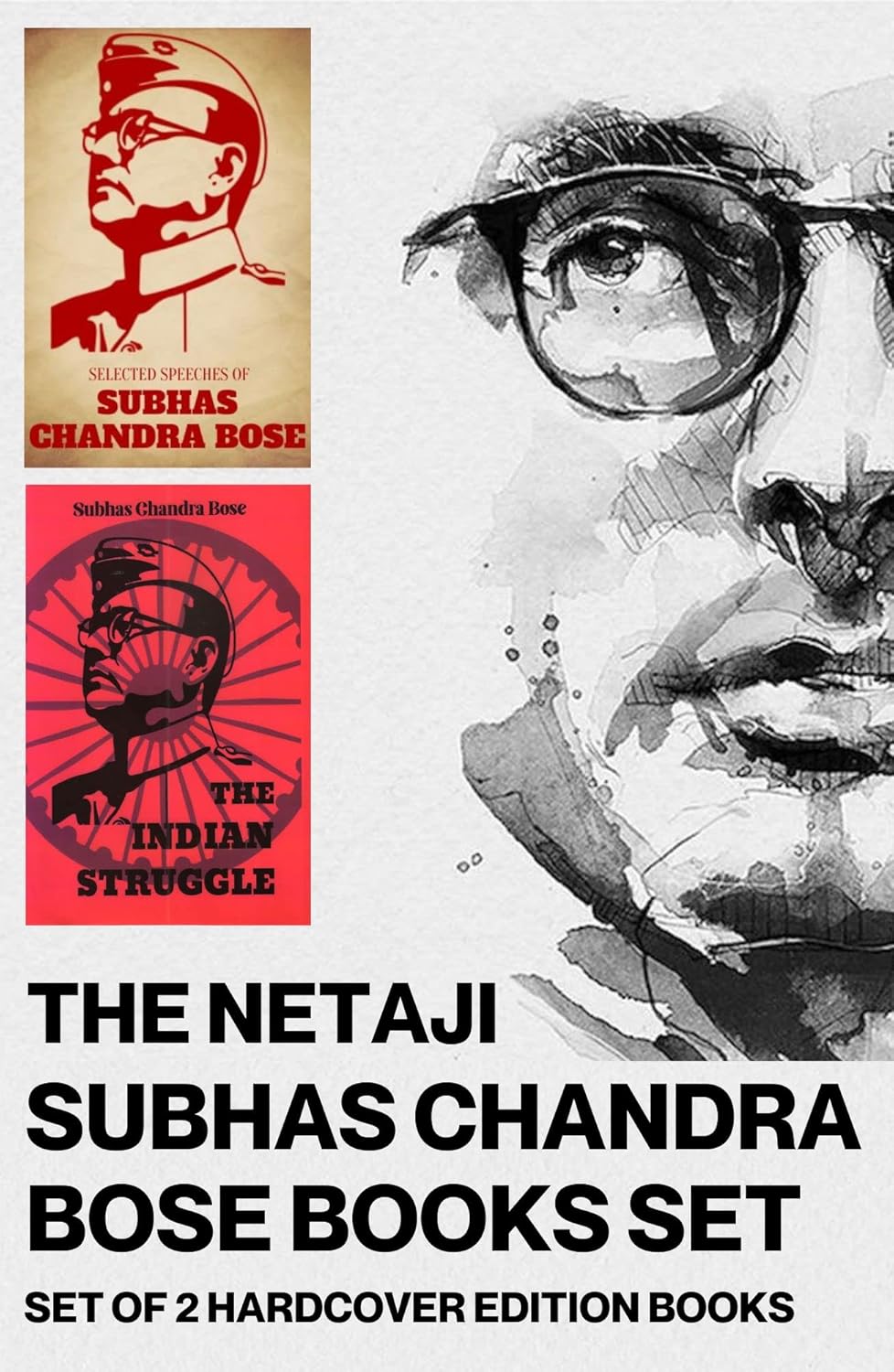 THE NETAJI SUBHAS CHANDRA BOSE BOOKS SET ( SET OF 2 BOOKS ): Subhas ...