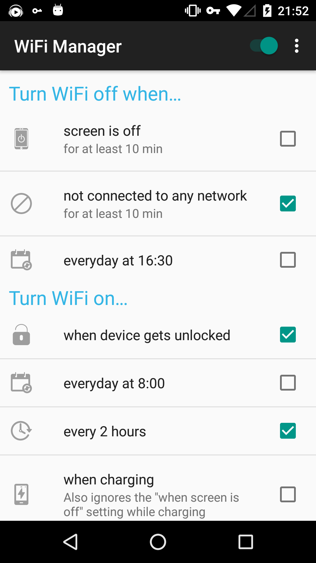 WiFi OnOff - Wifi Manager - Wifi Auto On Off - App on Amazon Appstore