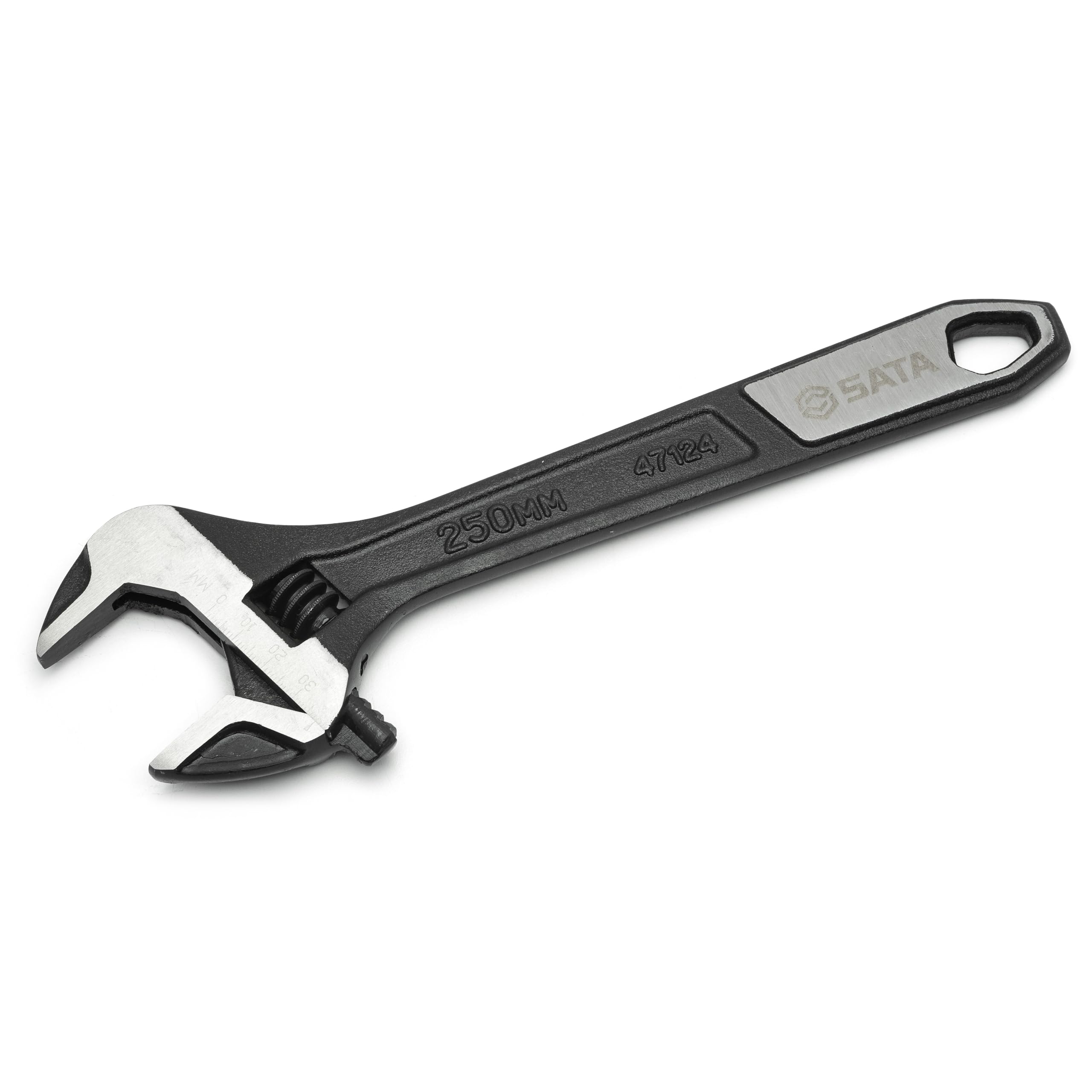 SATA 10-Inch Professional Extra Wide Jaw Adjustable Wrench with Forged ...