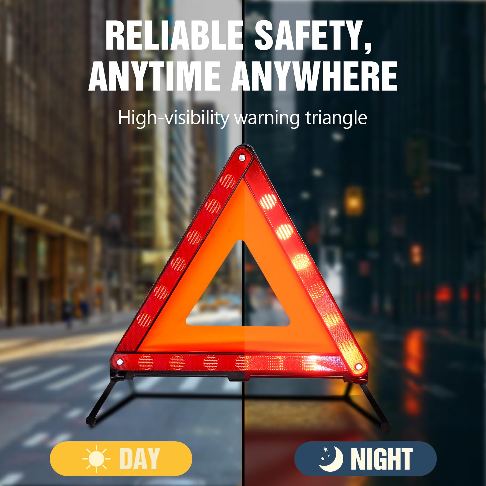 Snapklik.com : XOOL Warning Triangle, Emergency Warning Triangles For ...